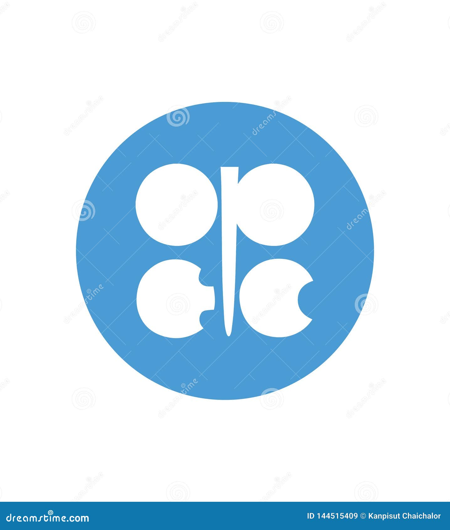 OPEC, Organization Of The Petroleum Exporting Countries. World Map With ...