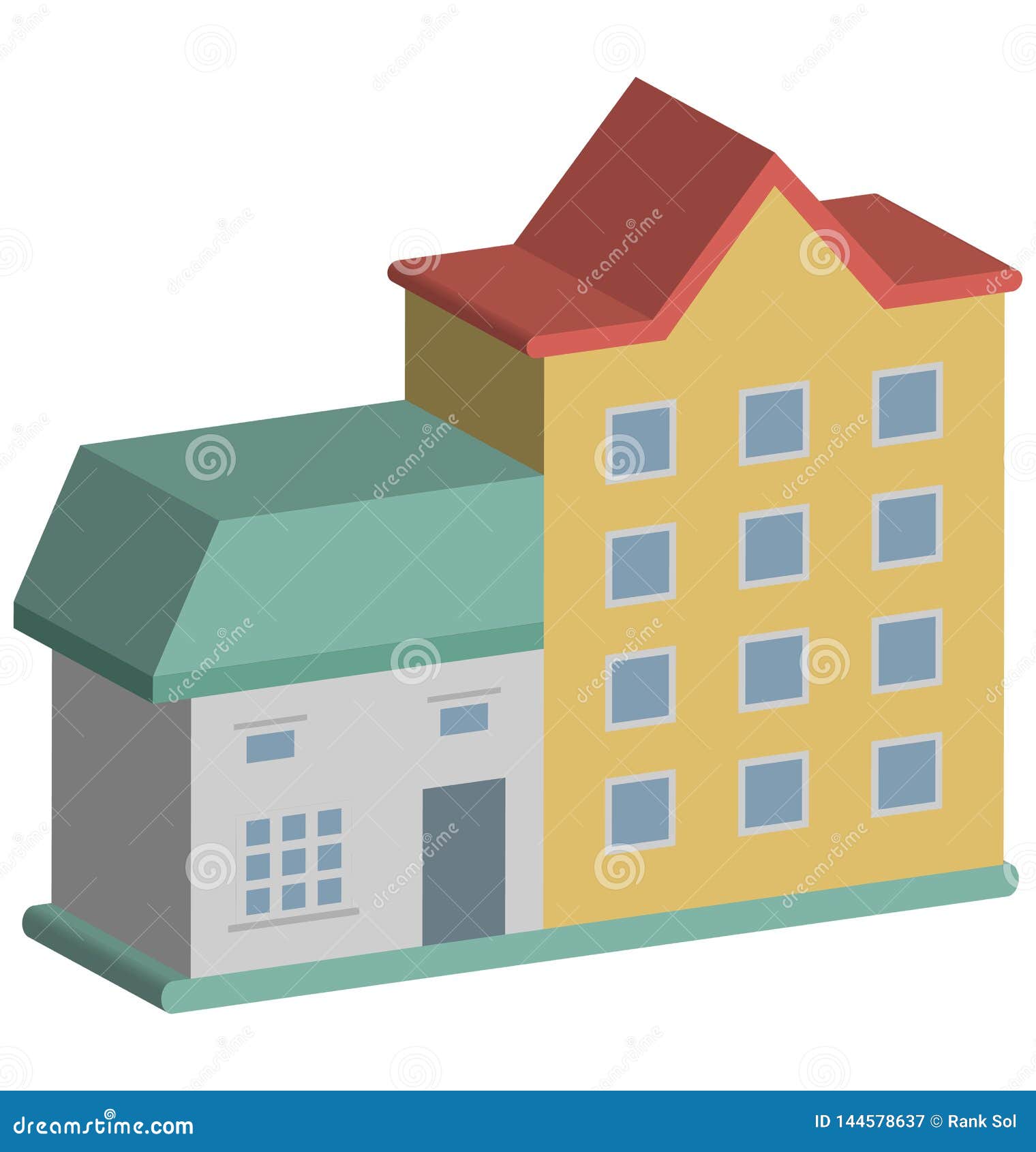 Building Vector Icon Which Can Easily Modify or Edit Building Vector ...