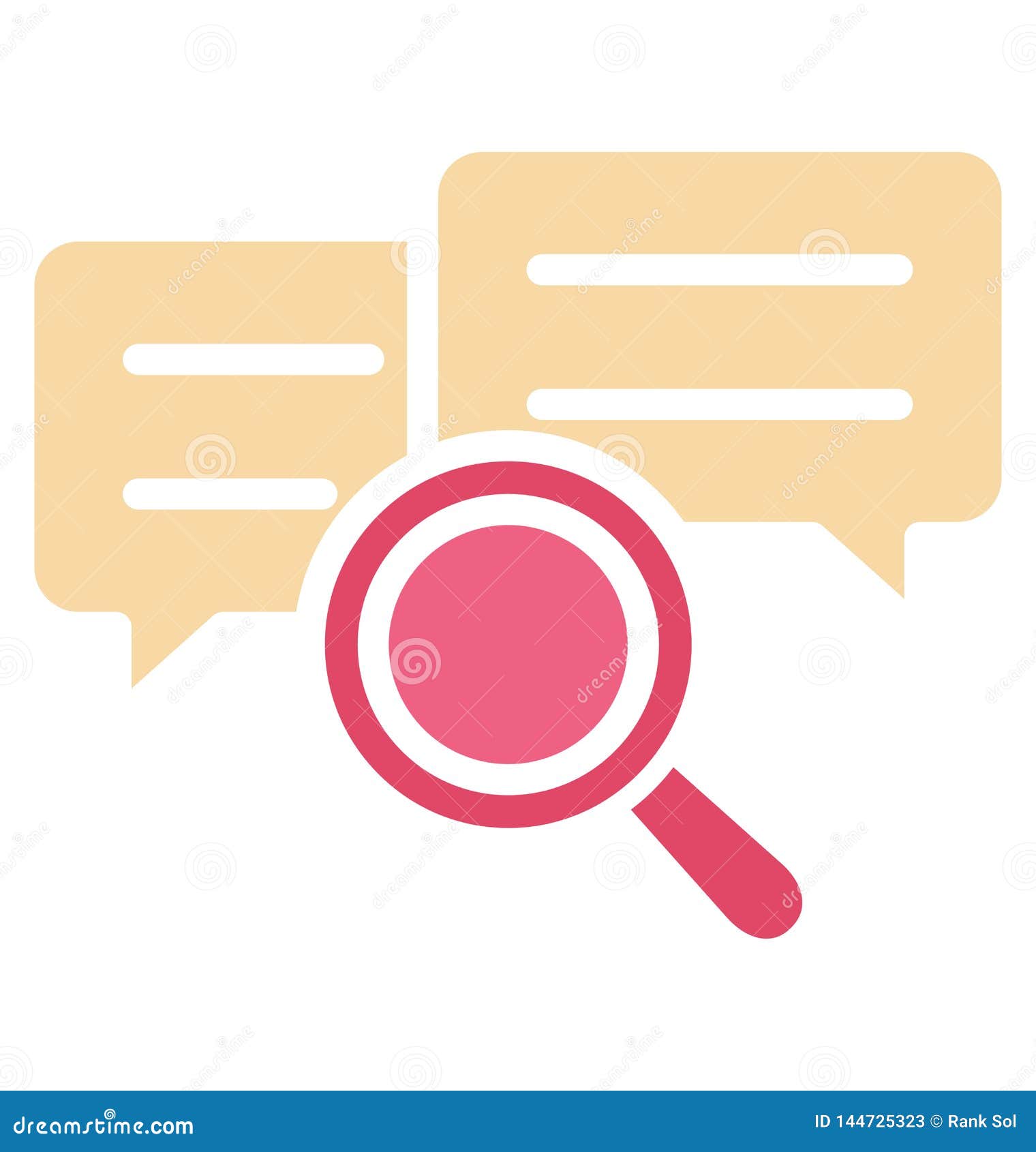 Chat Analysis Isolated Vector Icon Which Can Easily Modify or Edit ...
