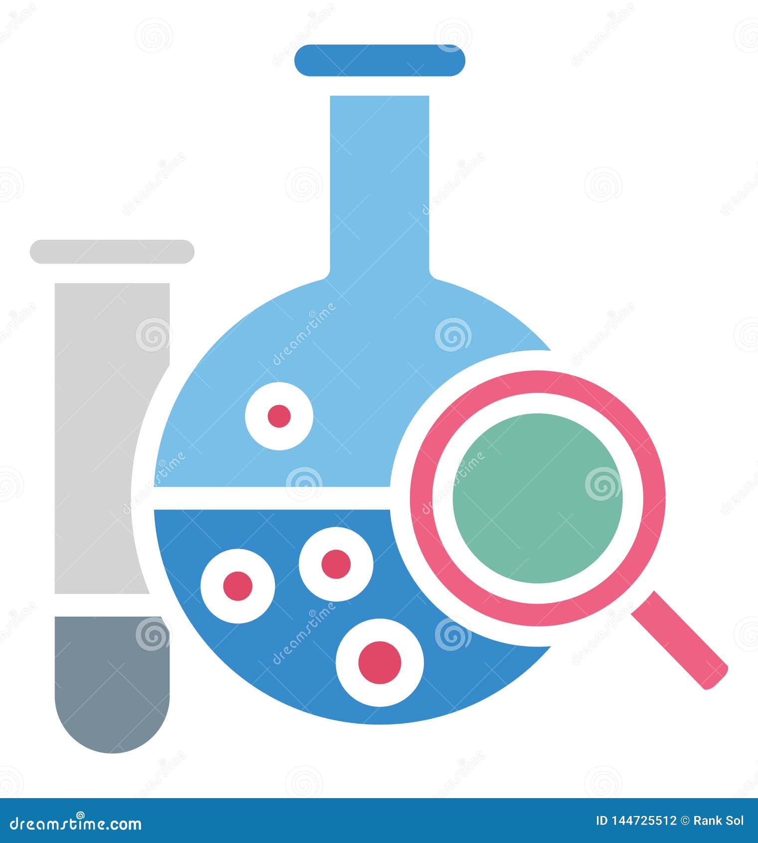 Chemical Analysis Isolated Vector Icon Which Can Easily Modify or Edit ...
