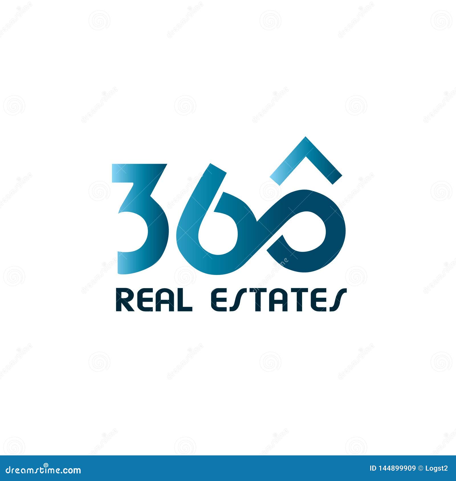 360 Vector Logo. Real Estates Emblem Stock Vector - Illustration of ...