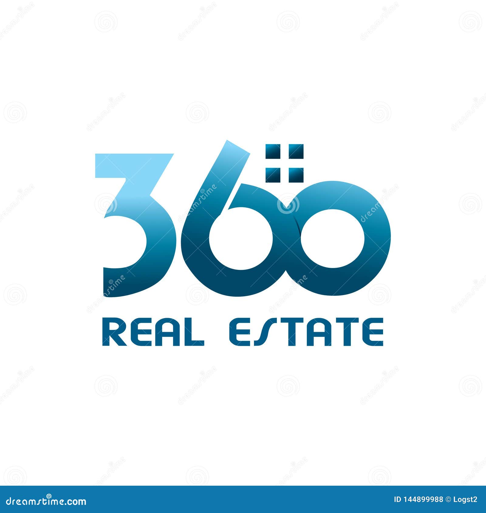 360 Vector Logo. Real Estates Emblem Stock Vector - Illustration of ...