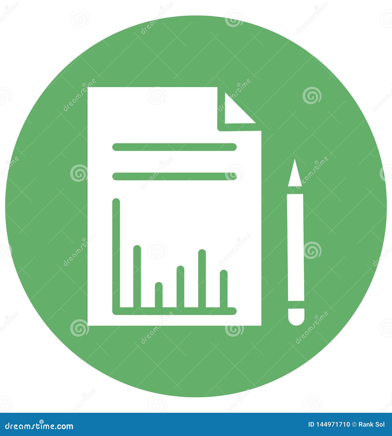 Business Evaluation Isolated Vector Icon Which Can Easily Modify or ...