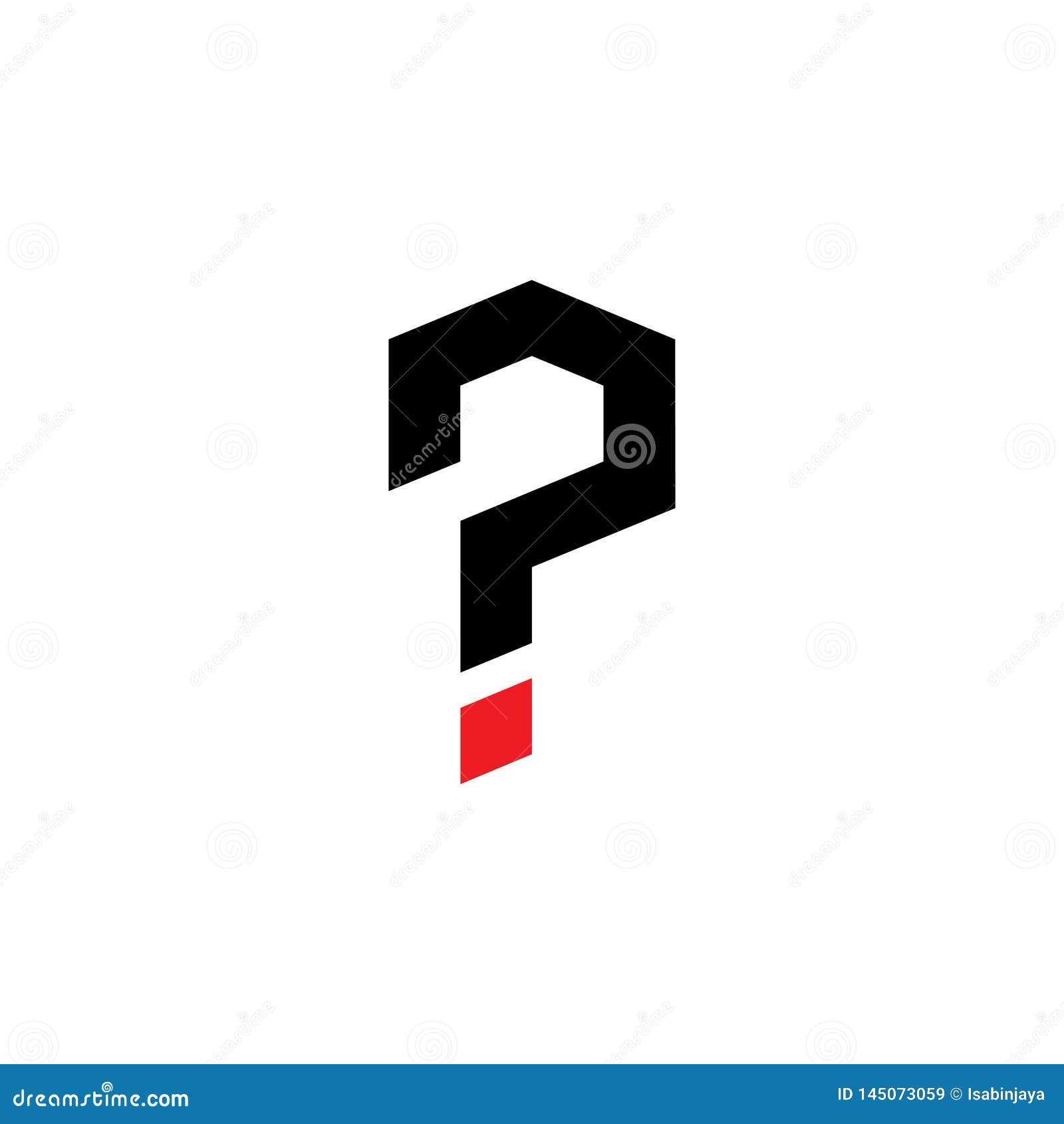 Question Mark logo design stock illustration. Illustration of ...