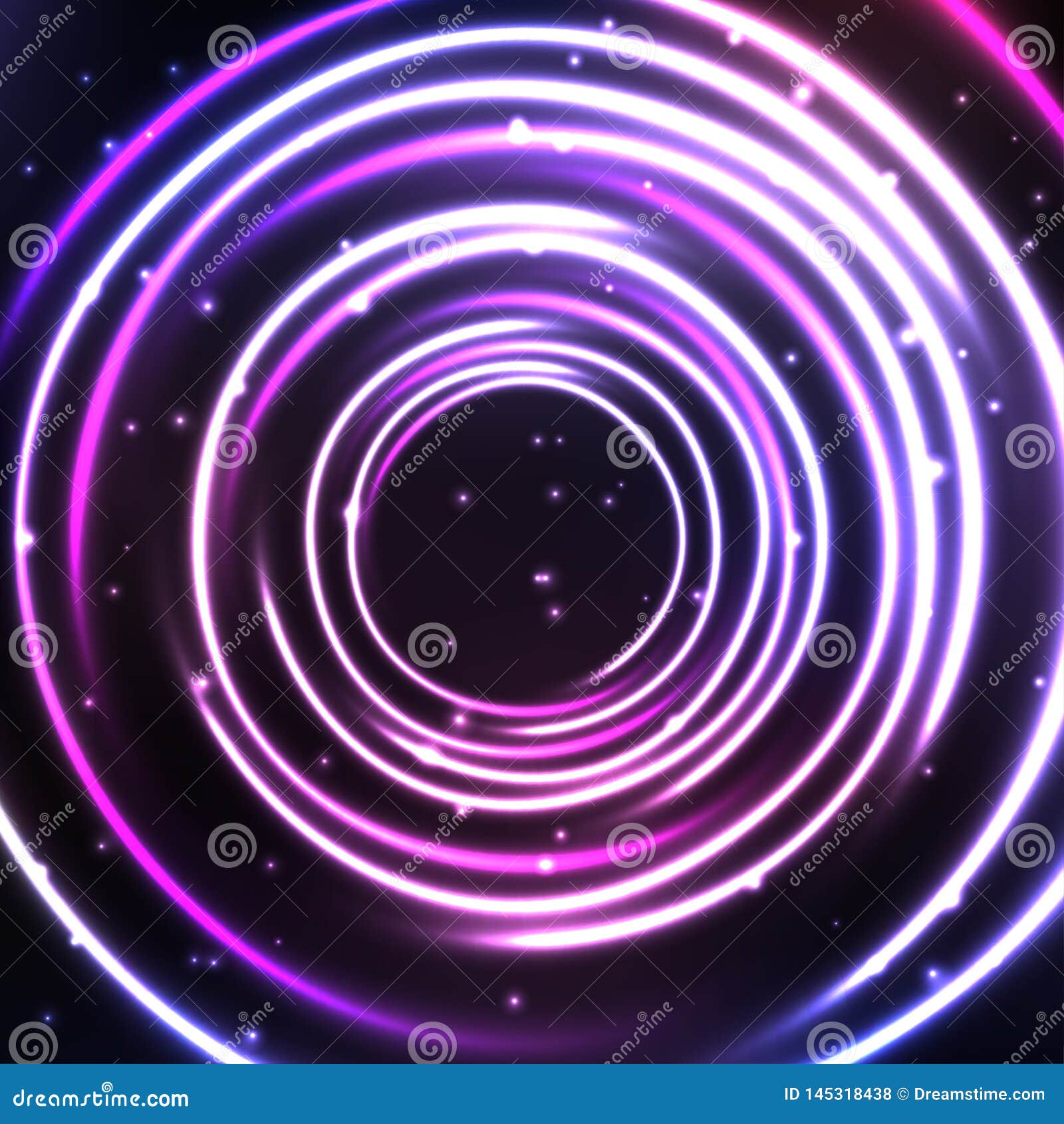 Shiny cosmic circles stock vector. Illustration of cosmic - 145318438