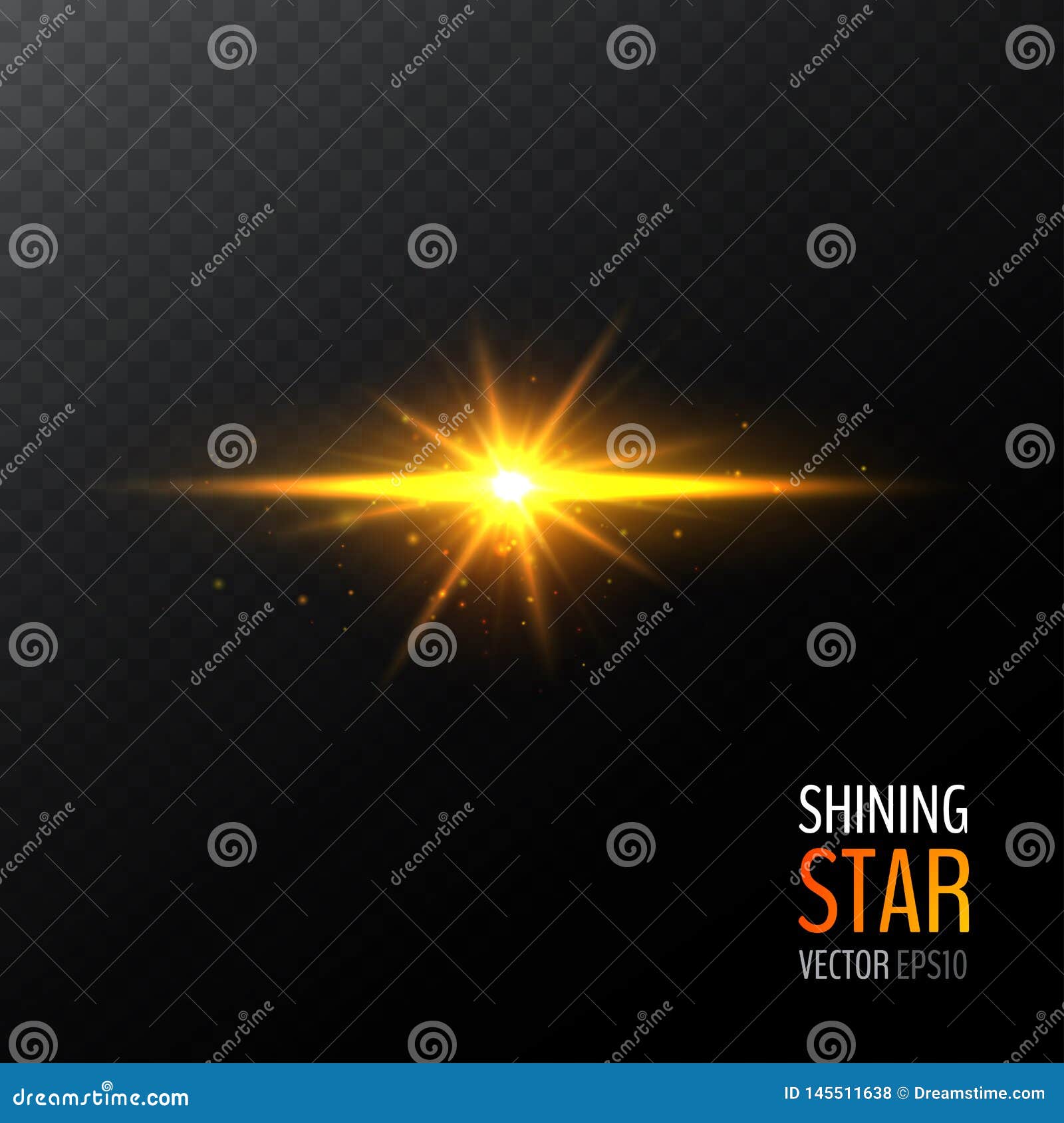 Shining Bright Abstract Star Stock Vector - Illustration of light ...