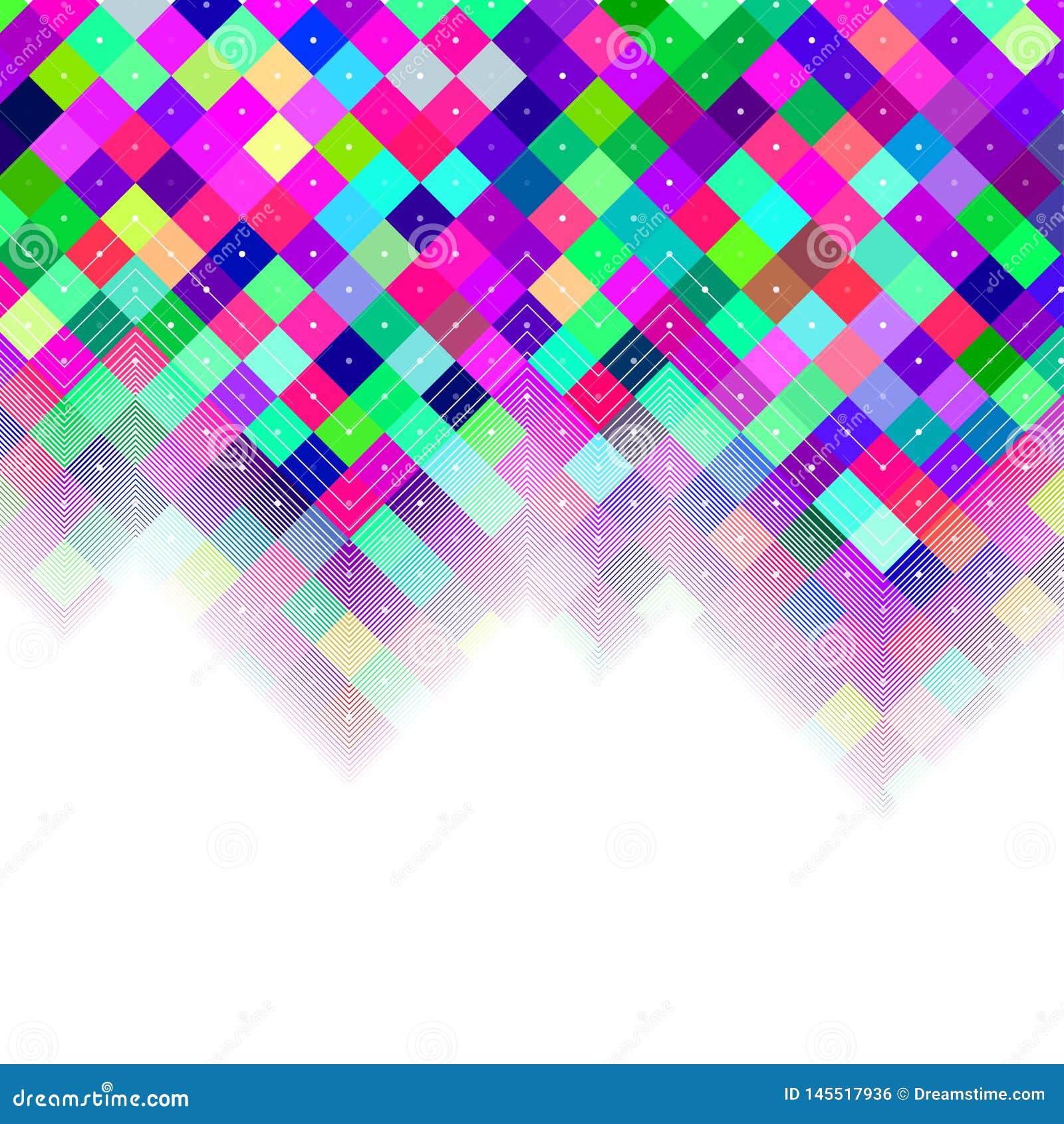 Colorful Pixel 80s Style Backdrop Stock Vector - Illustration of ...