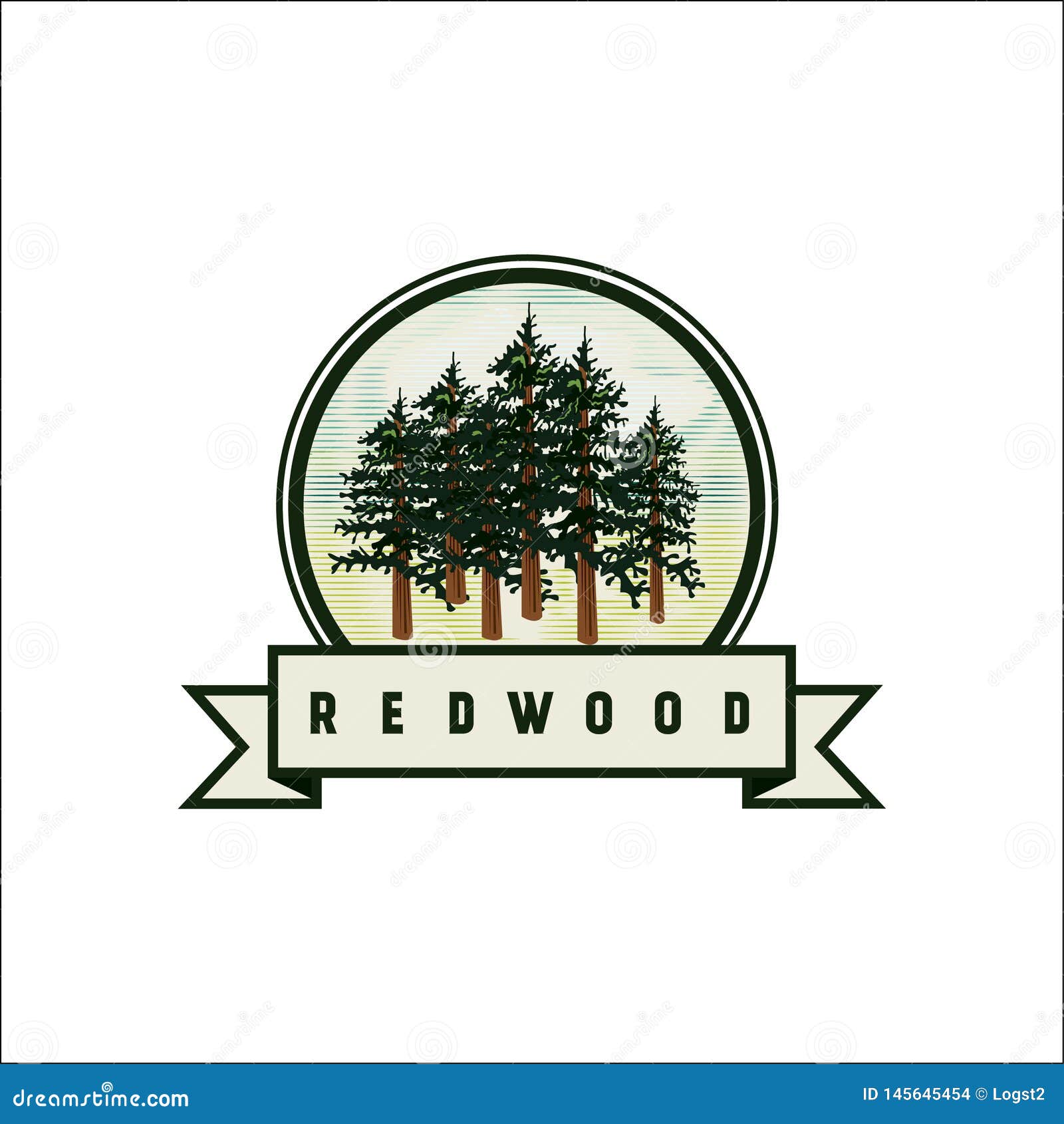 Redwood Vector Logo. Redwood Icon | CartoonDealer.com #145645710