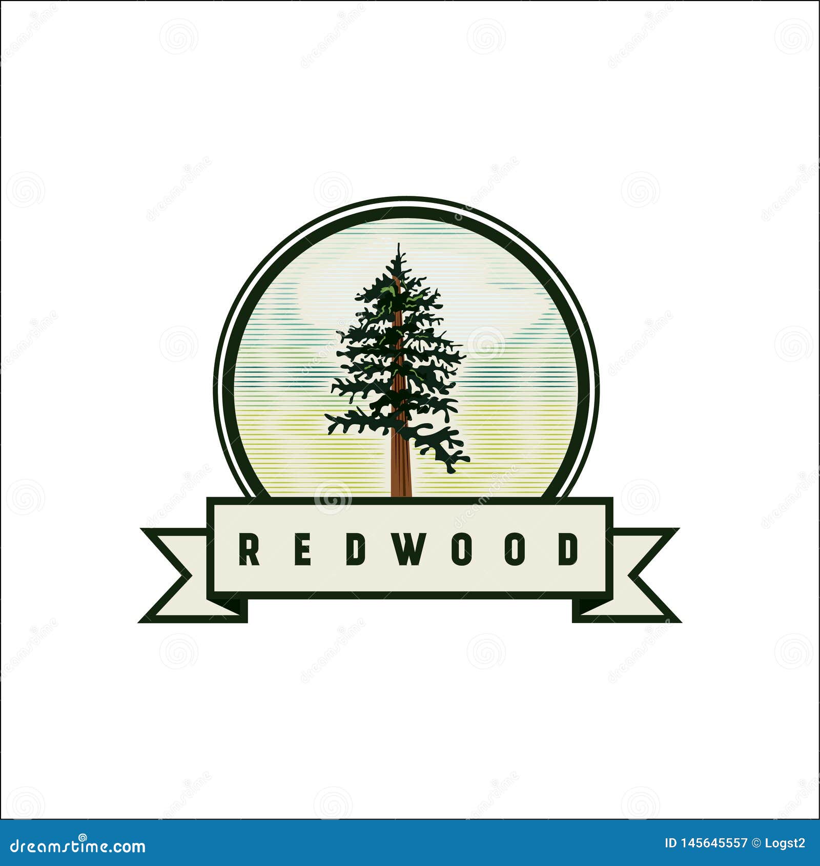 Redwood Vector Logo. Redwood Icon | CartoonDealer.com #145645710