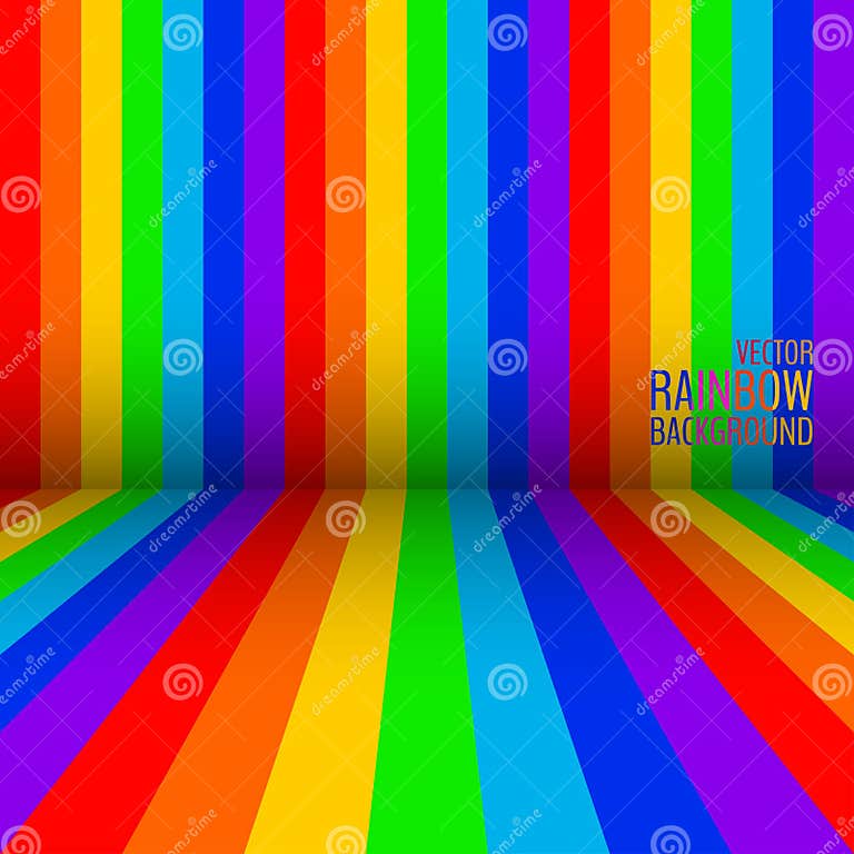 Rainbow flag backdrop stock vector. Illustration of light - 145770387