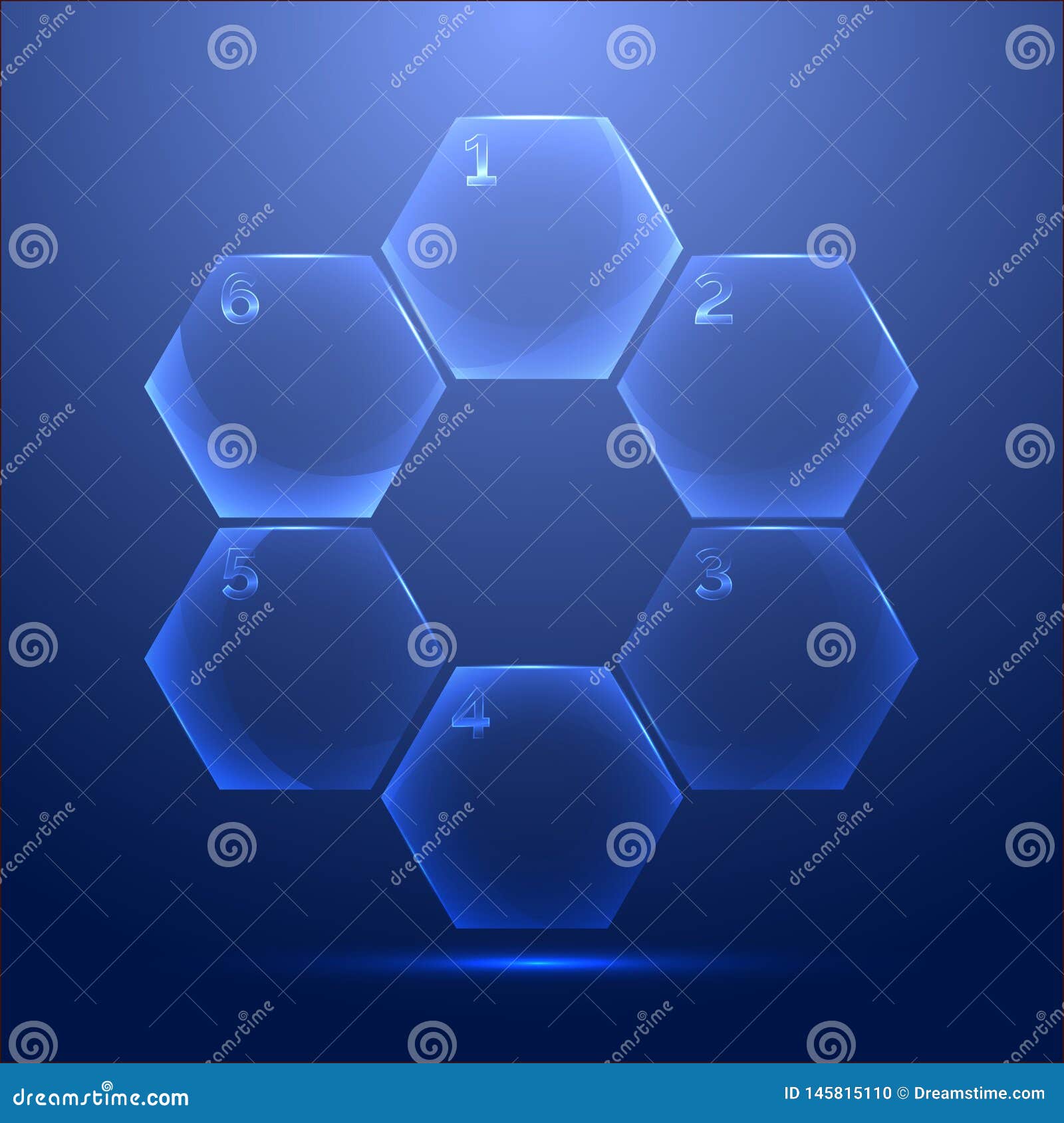 Science Infographic Template with Glass Cells Stock Vector ...