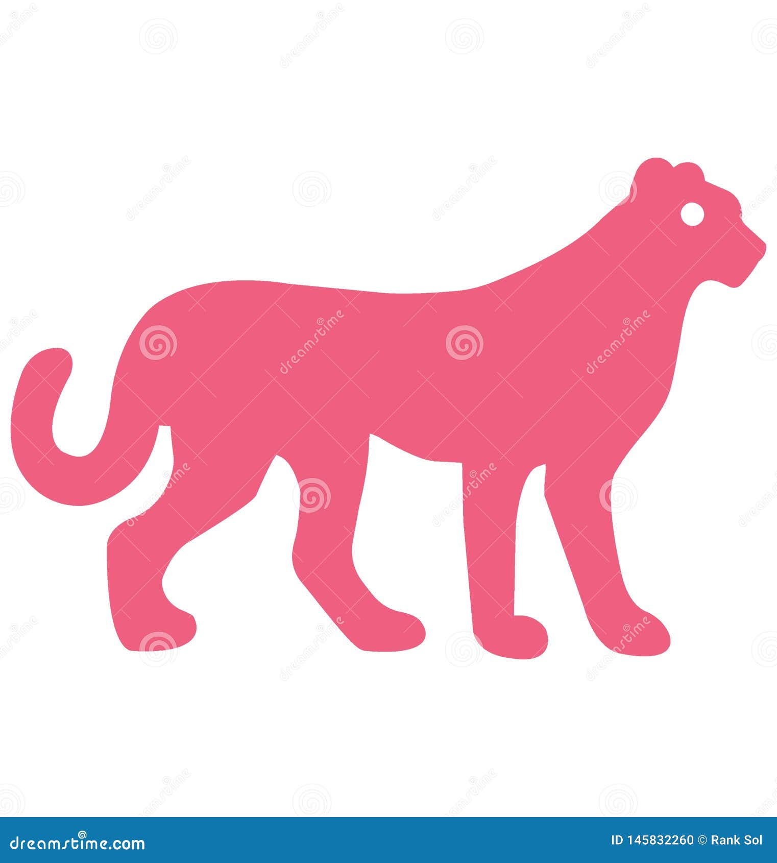 Chee Cheetah Isolated Vector Icon Which Can Easily Modify or Edittah ...