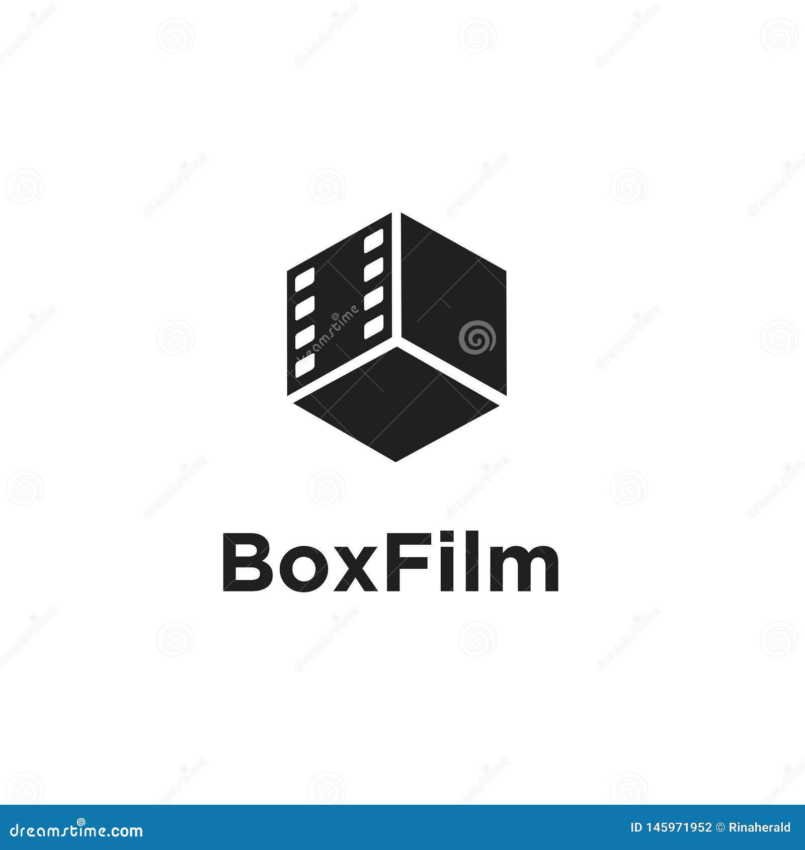 Film Box Icon Logo Vector Illustration Design Stock Illustration ...