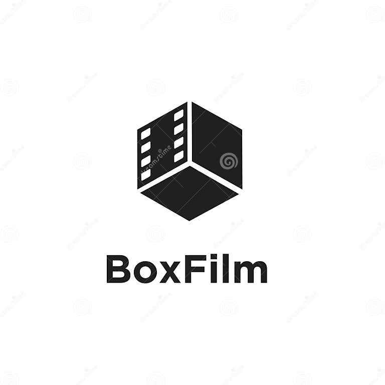 Film Box Icon Logo Vector Illustration Design Stock Illustration ...