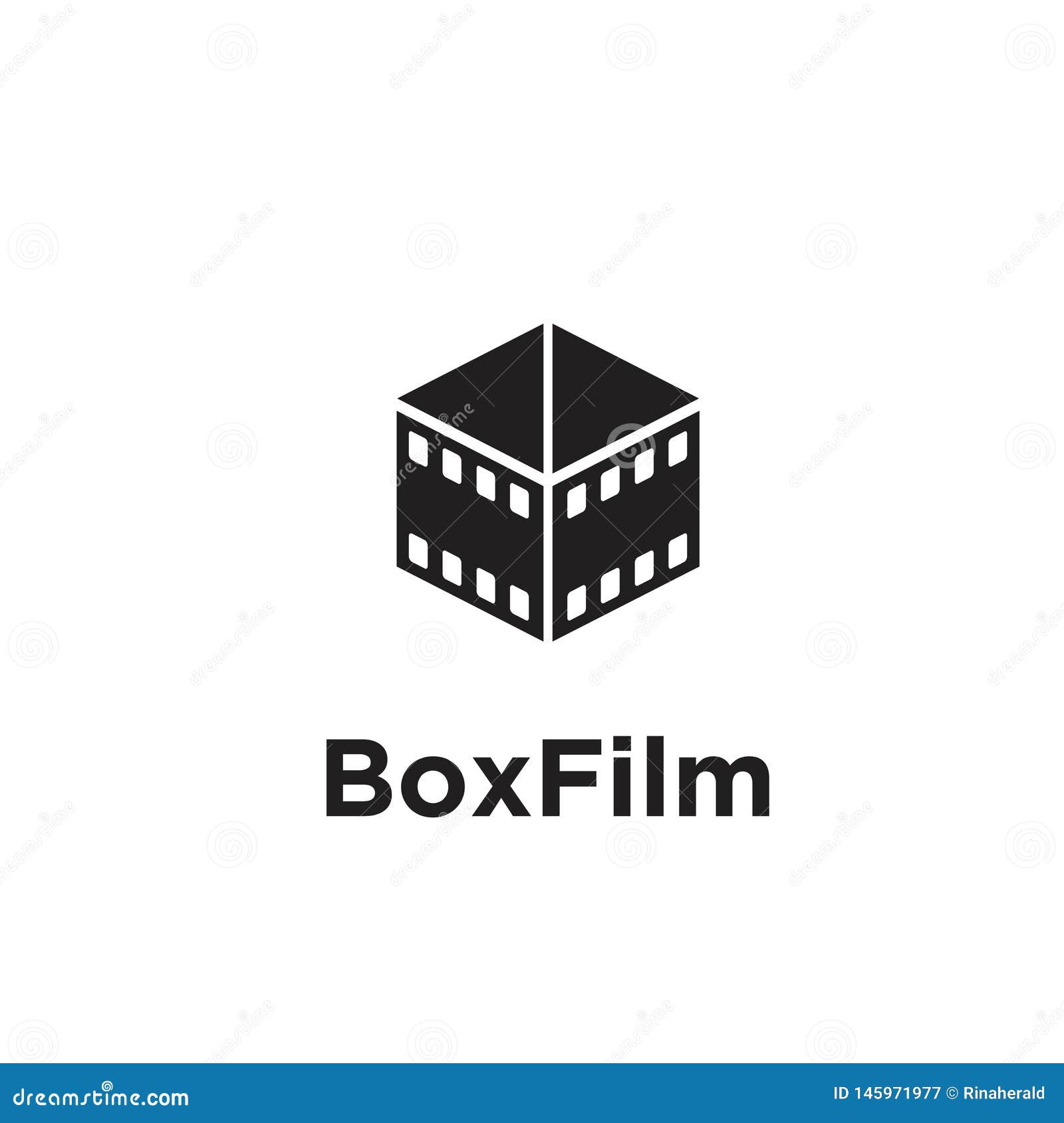Film Box Icon Logo Vector Illustration Design Stock Illustration ...