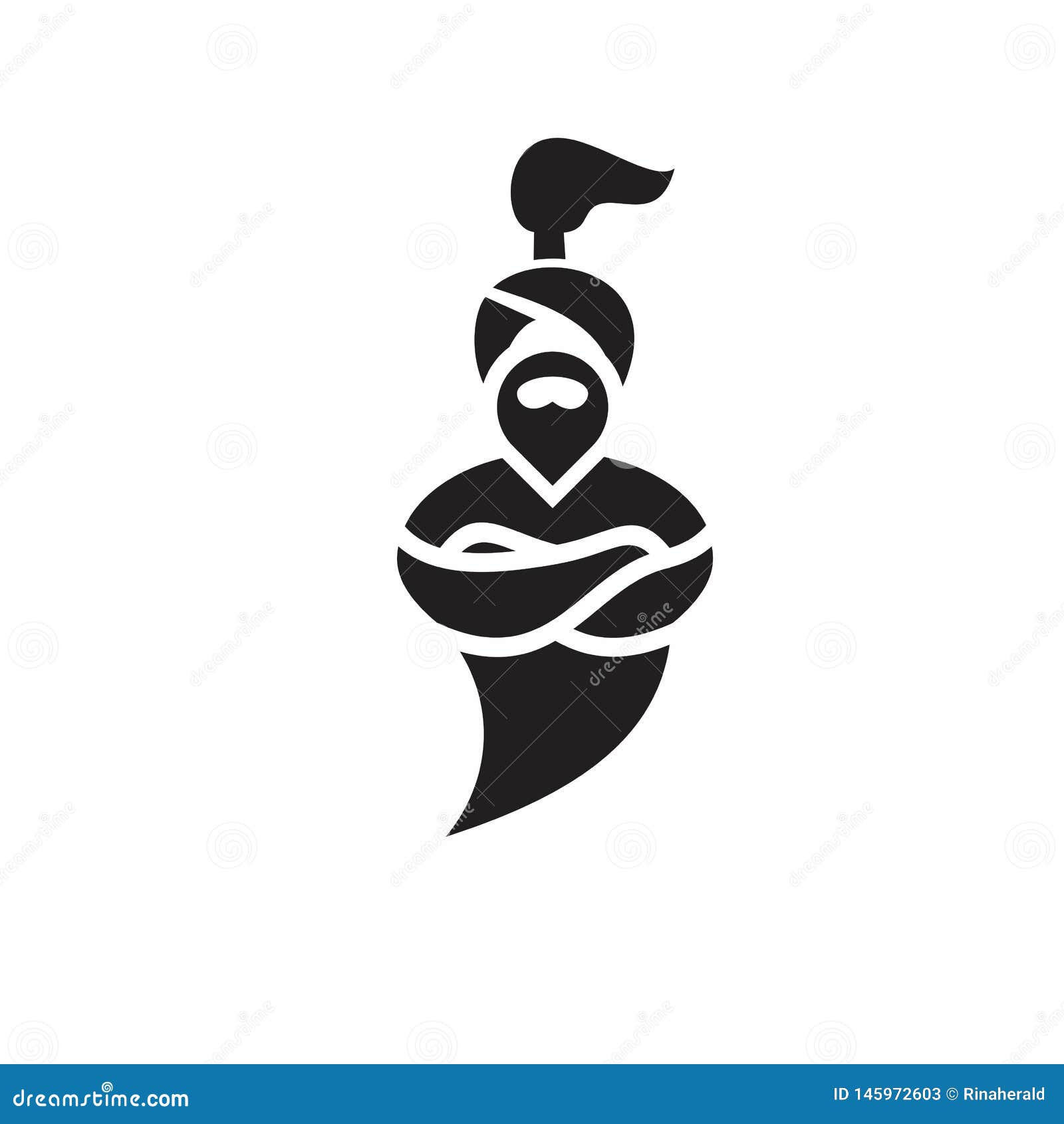 Genie Character Vector Flat Illustration Design Stock Illustration ...