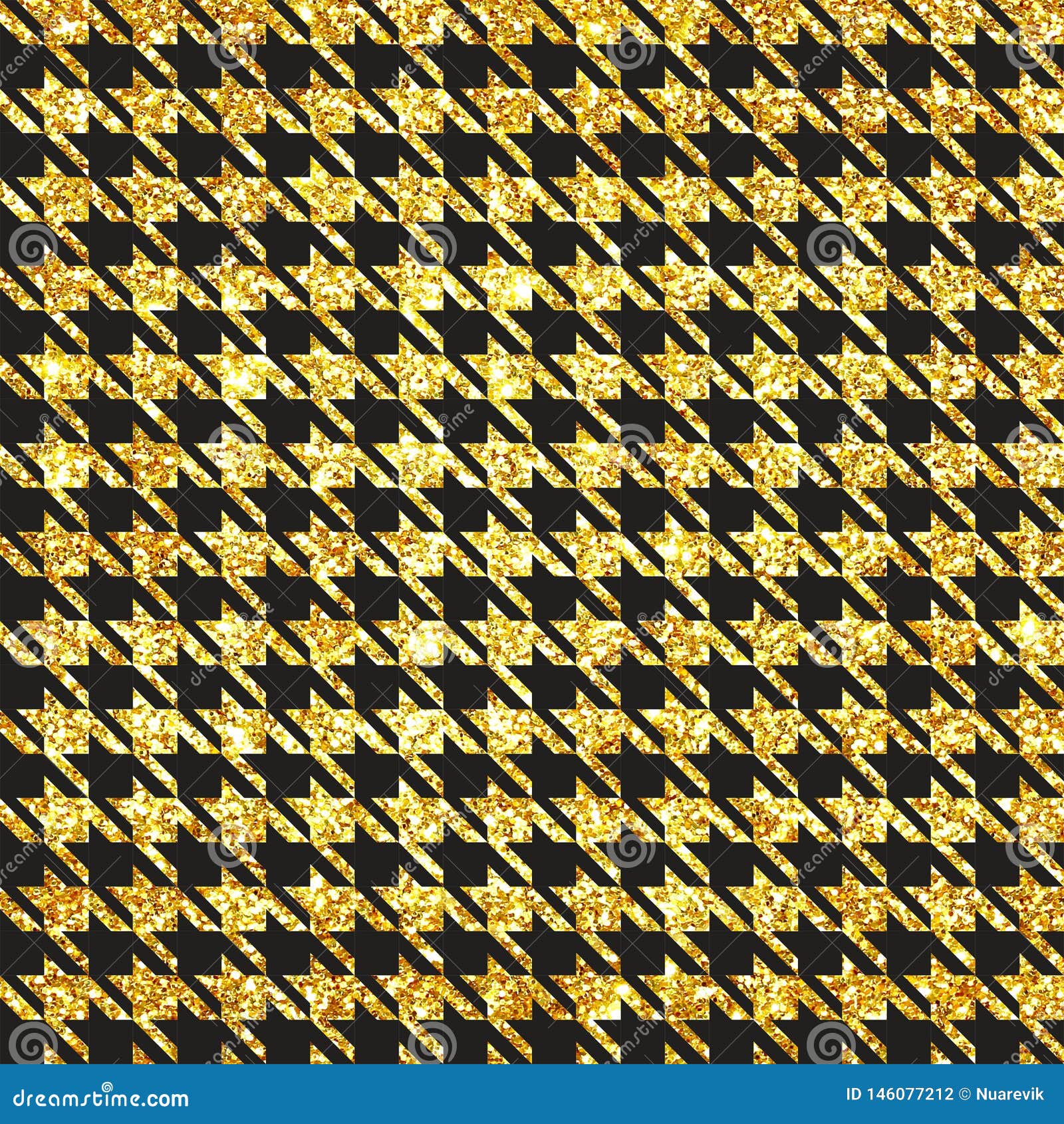 Golden Glitter Shining Glamour Seamless Carnival Pattern Stock ...