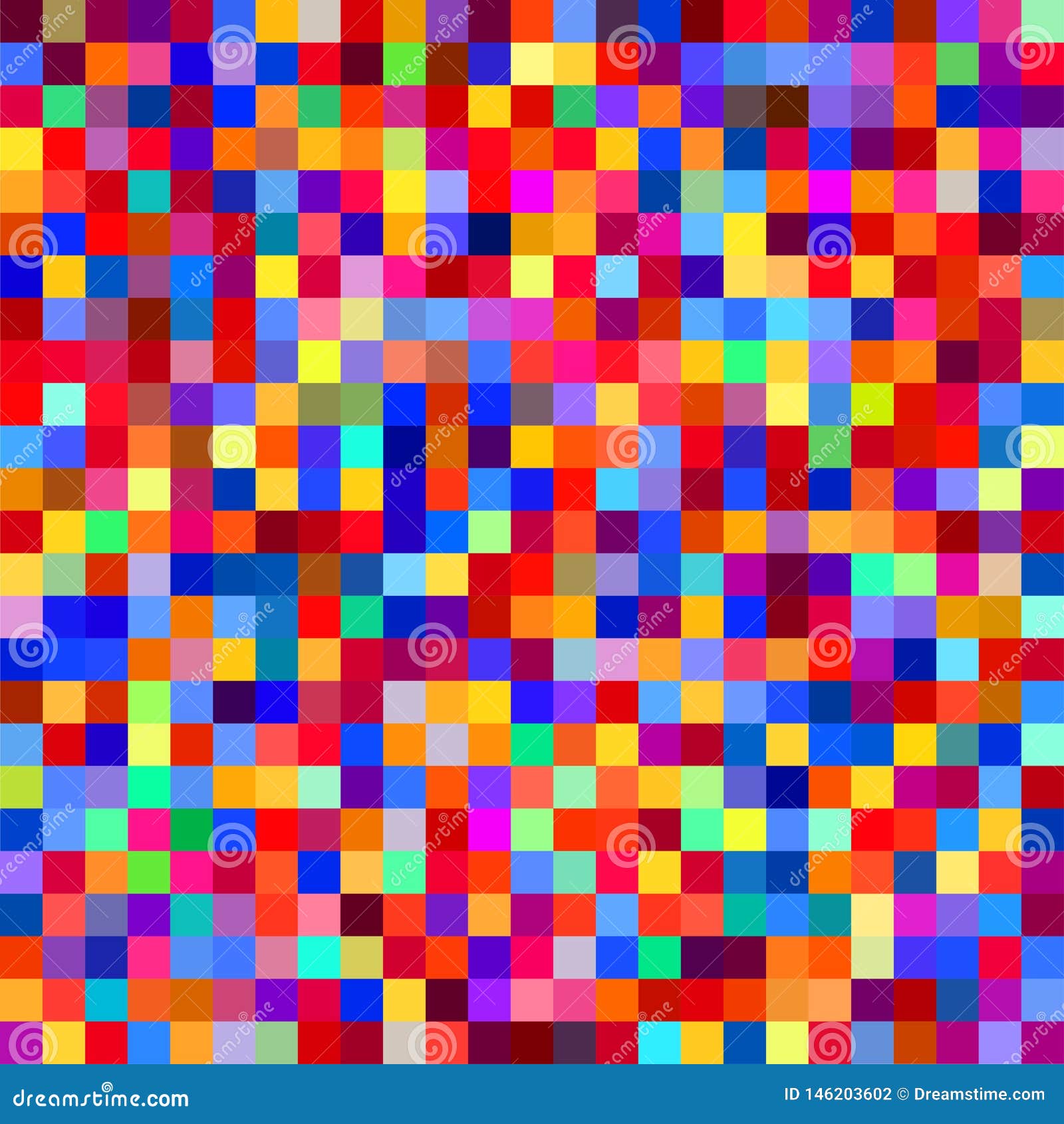 Seamless Colorful Pixel Pattern Stock Vector - Illustration of hipster ...