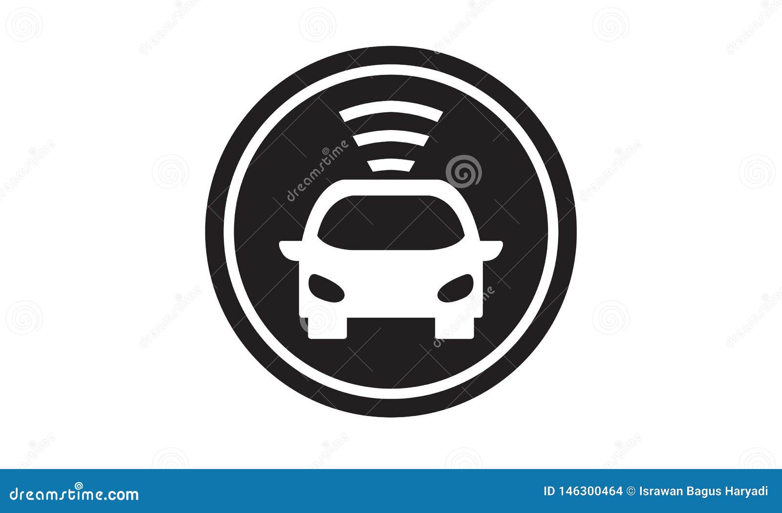 Icon of Online Car Driver Services Stock Vector - Illustration of ...