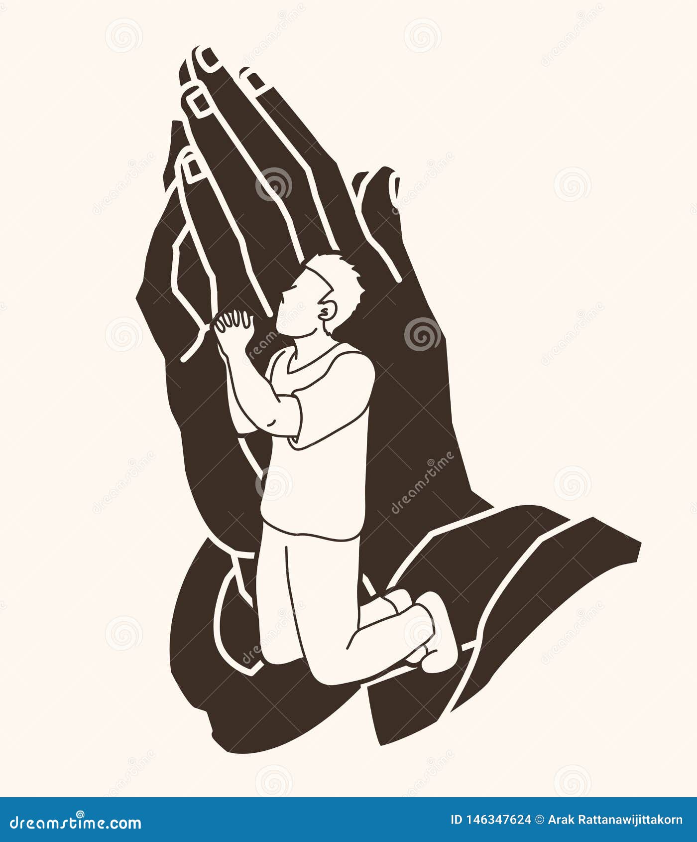 Prayer, Christian Praying ,Praise God, Worship Cartoon Graphic Stock ...