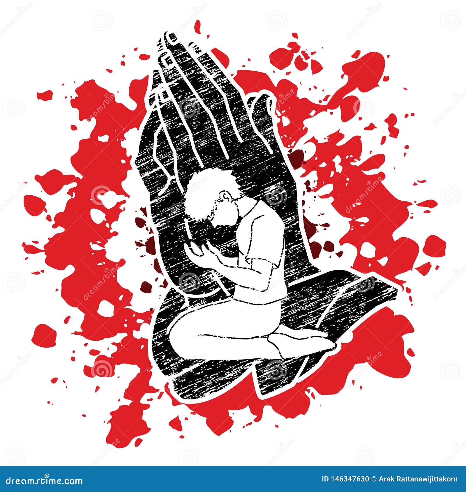 Prayer, Christian Praying ,Praise God, Worship Cartoon Graphic Stock ...