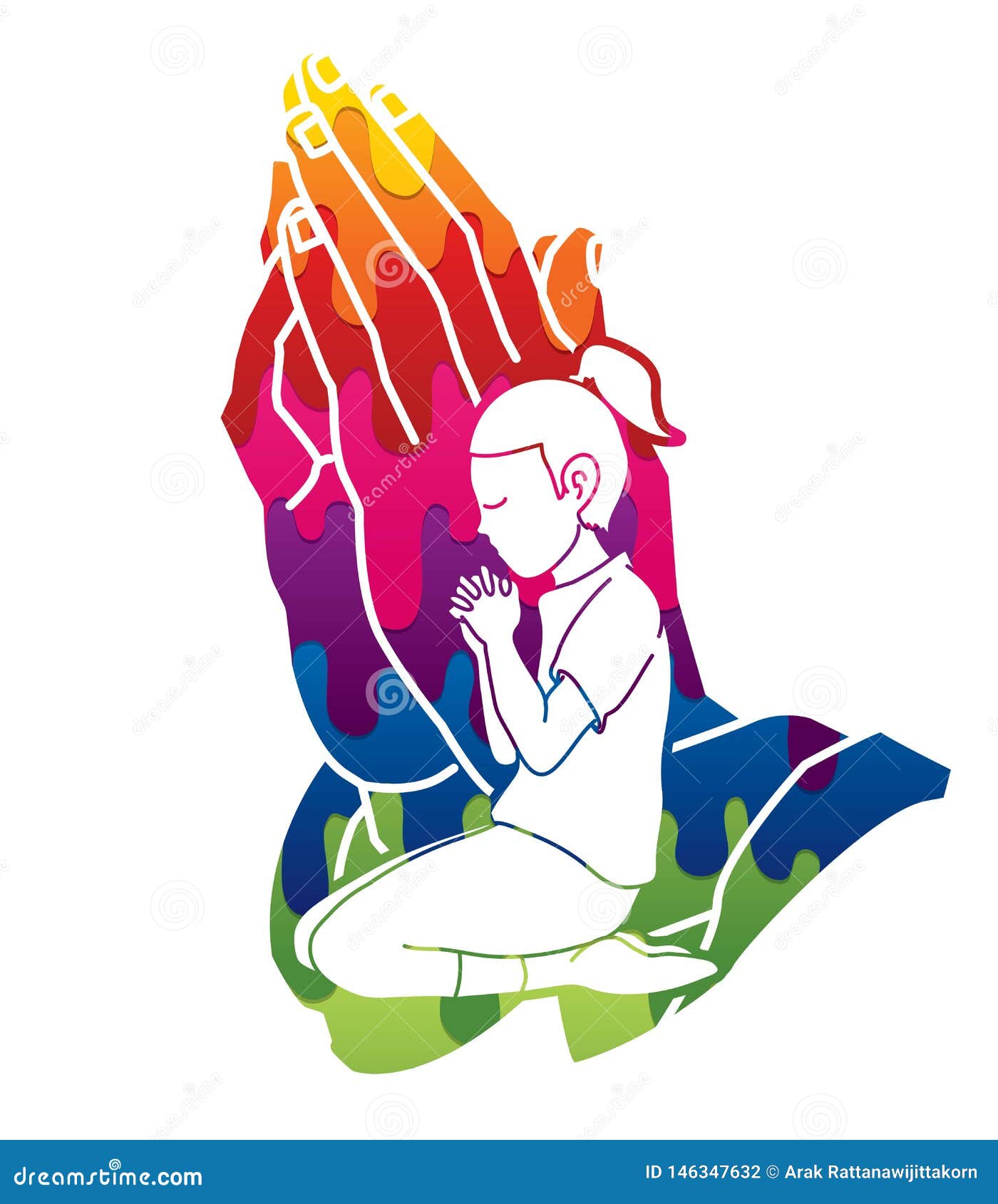 Prayer, Christian Praying ,Praise God, Worship Cartoon Graphic Stock ...