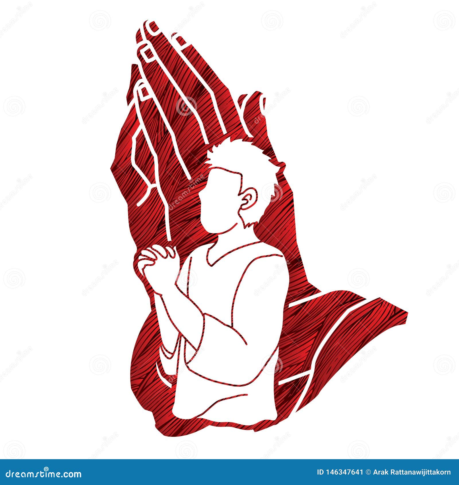 Prayer, Christian Praying ,Praise God, Worship Cartoon Graphic Stock ...