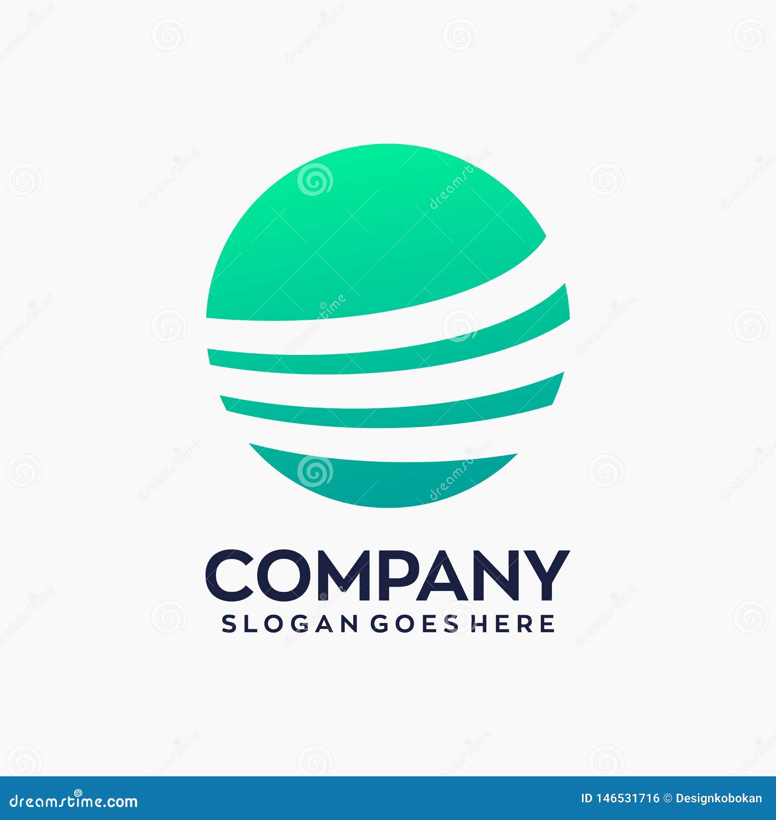 Circle Finance Marketing Logo Template Stock Vector - Illustration of ...