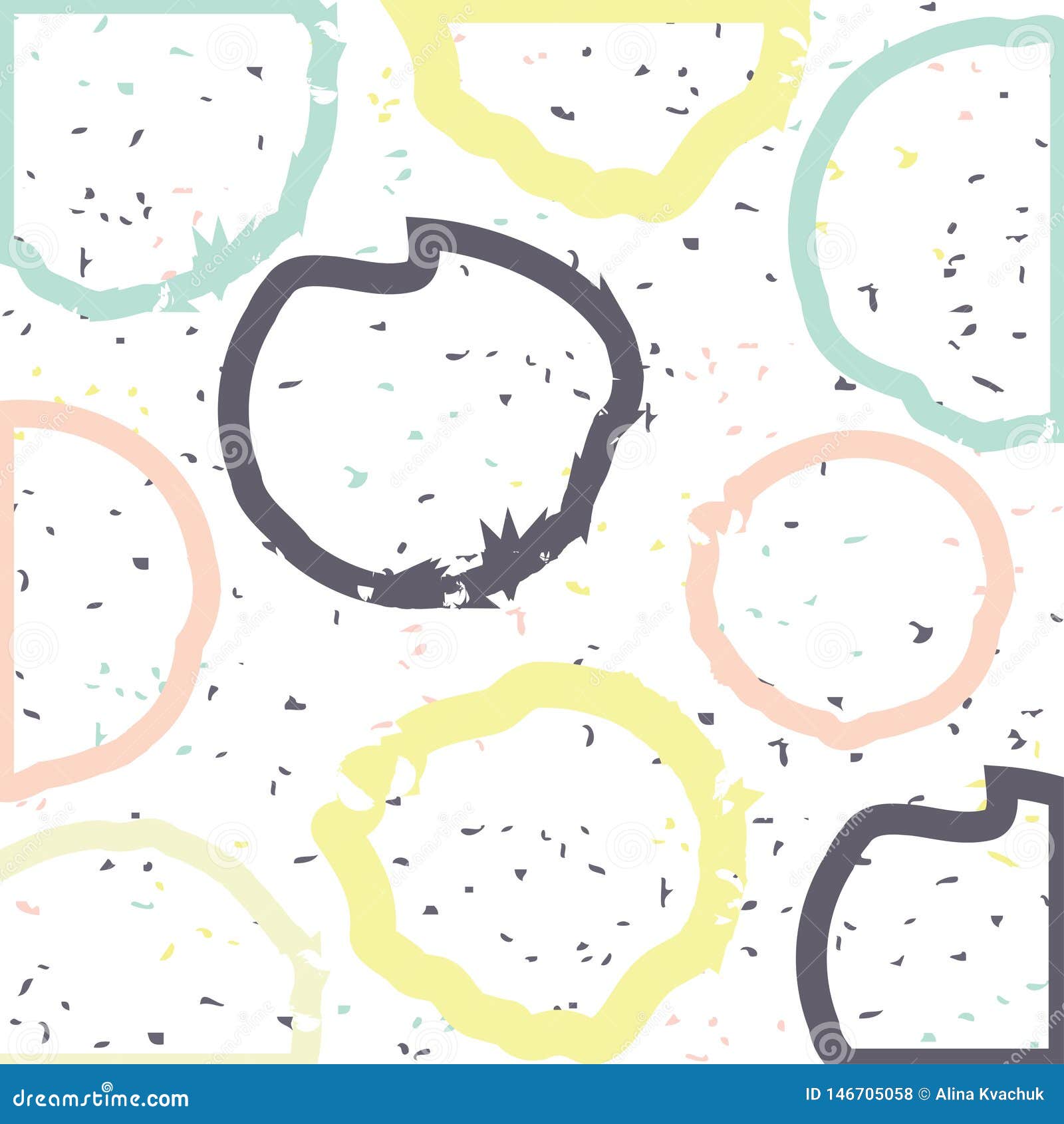 Bright Contour And Realistic Revolvers In Negative Colors Vector ...