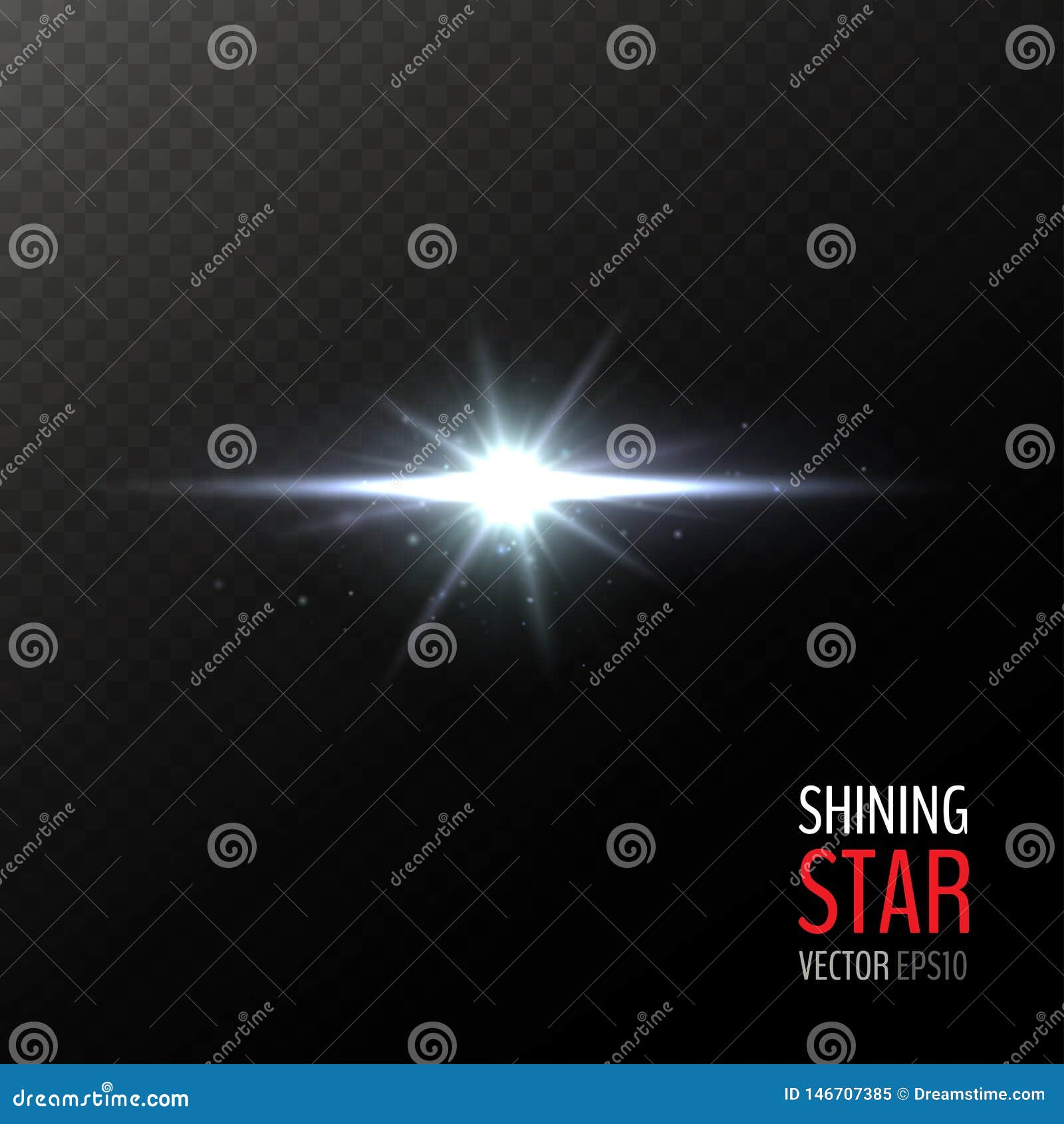 Shining Bright Abstract Star Stock Vector - Illustration of background ...