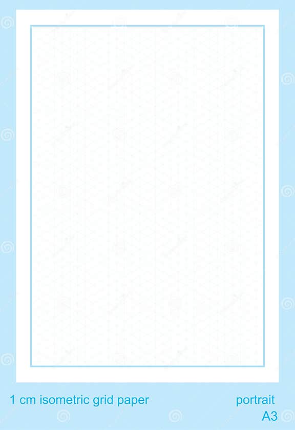 1 Cm A3 Isometric Grid Paper Isometric Grid Vector Isometric Grid Graph ...