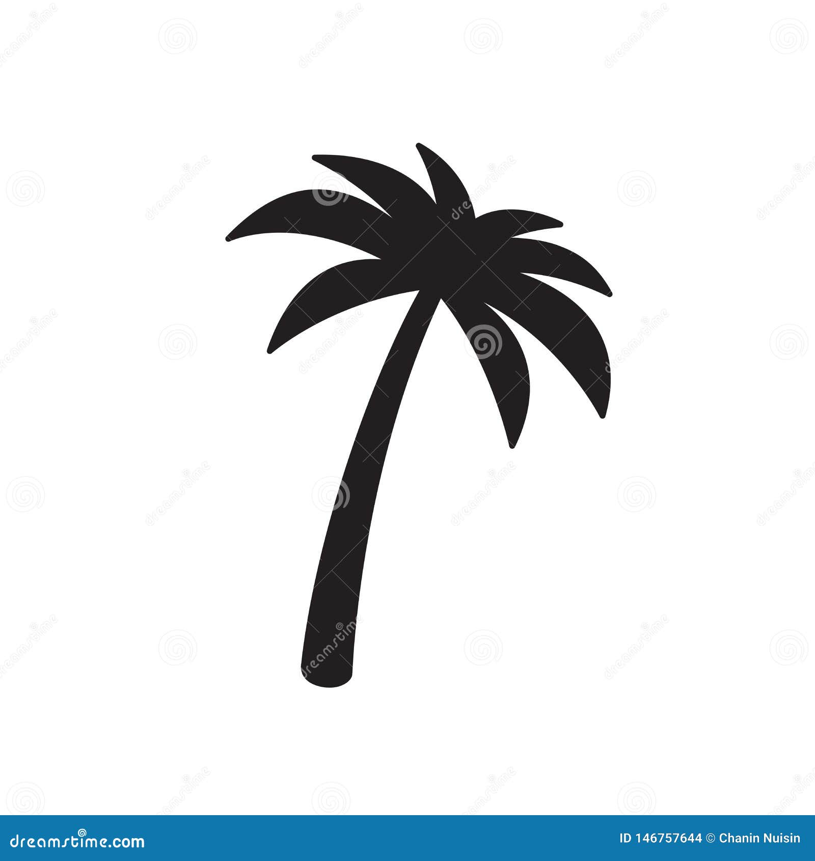Coconut Tree Vector Logo