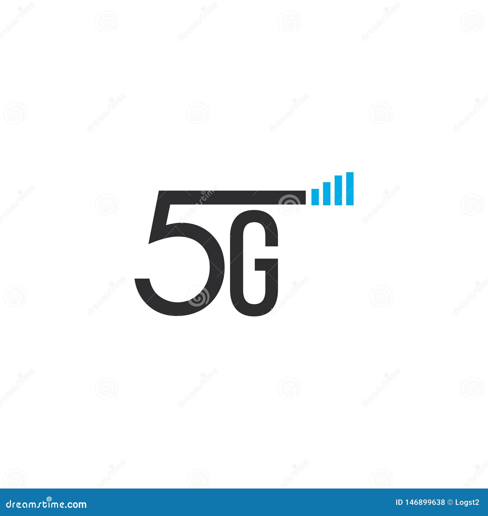 5 G vector logo. 5 G icon stock vector. Illustration of design - 146899638