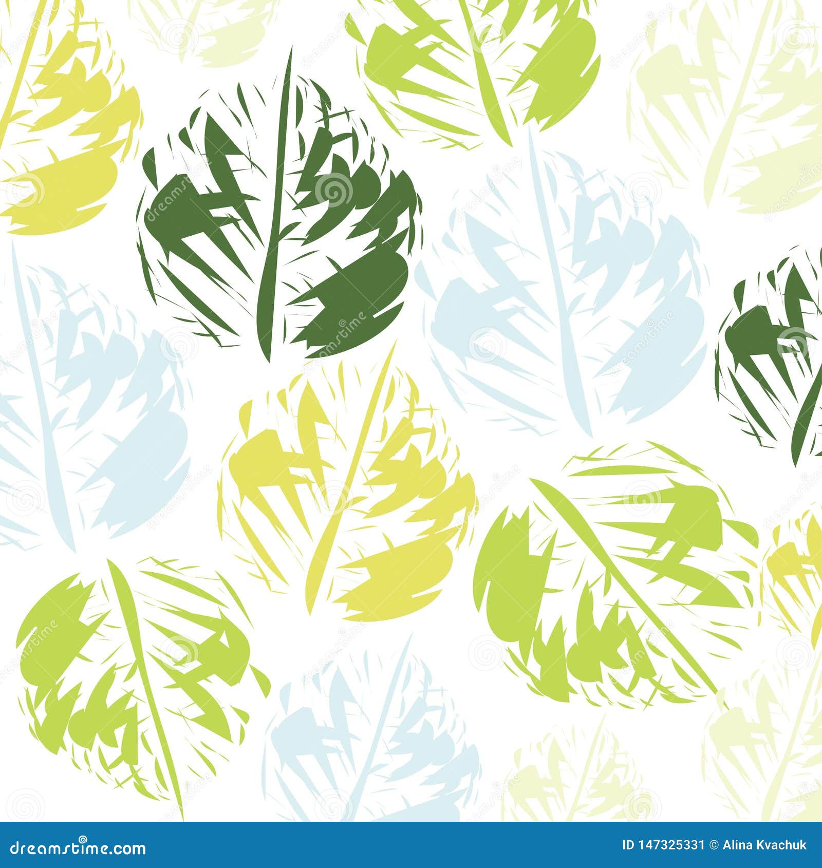 Abstract Pattern with Trees Branches. Nature Theme. Stock Vector ...