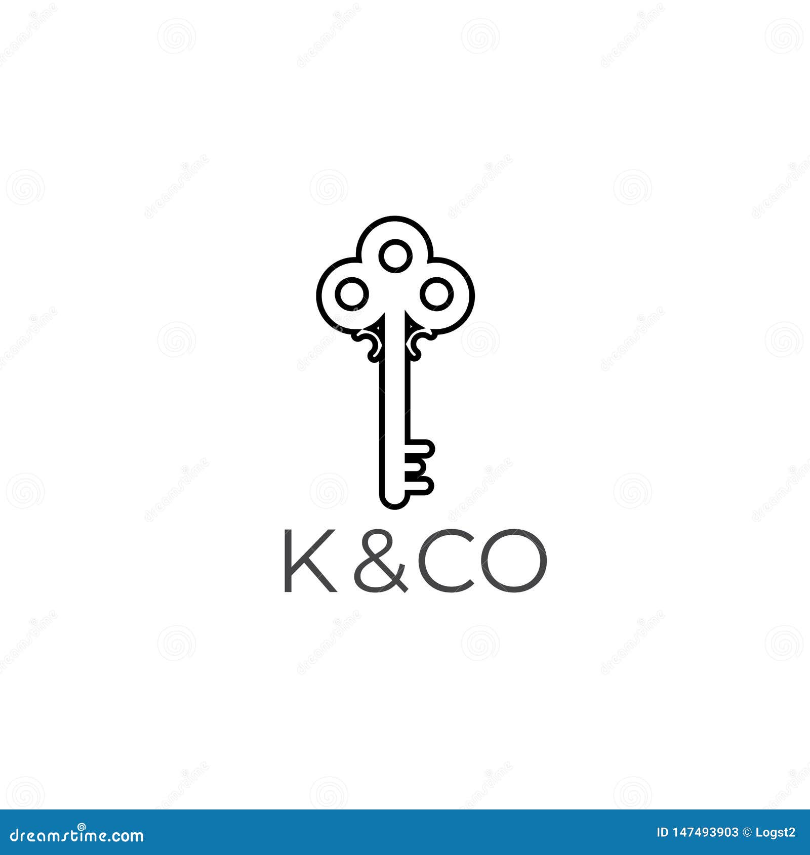 Key Vector Logo Design. Key Emblem. Key Icon Design Stock Vector ...
