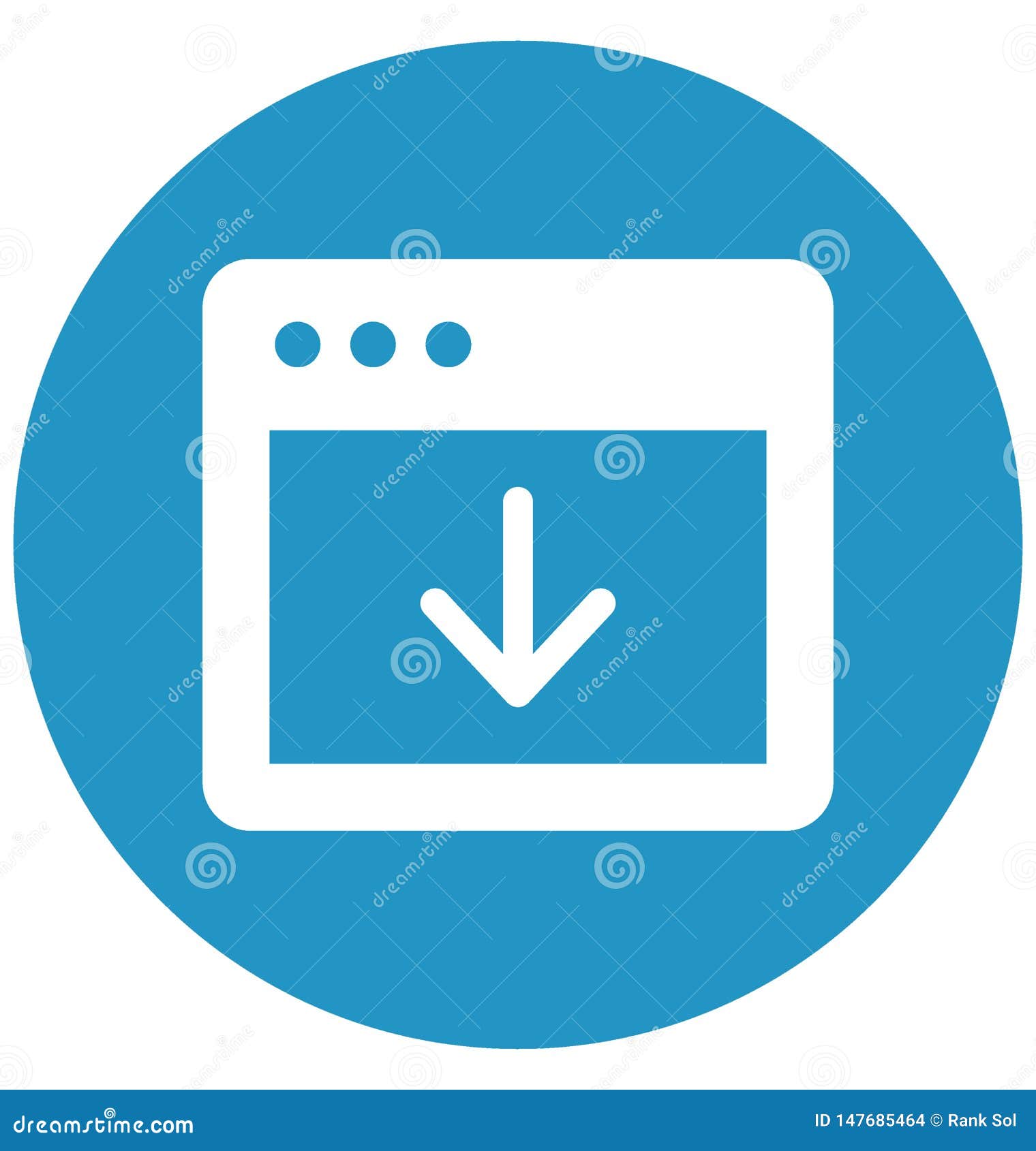 Print Download Button Vector Related To Web Browser Windows and Fully ...