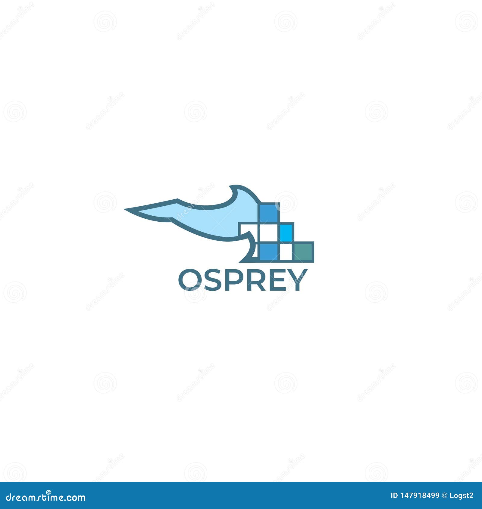 Osprey Vector Logo. Osprey Illustration Stock Vector - Illustration of ...