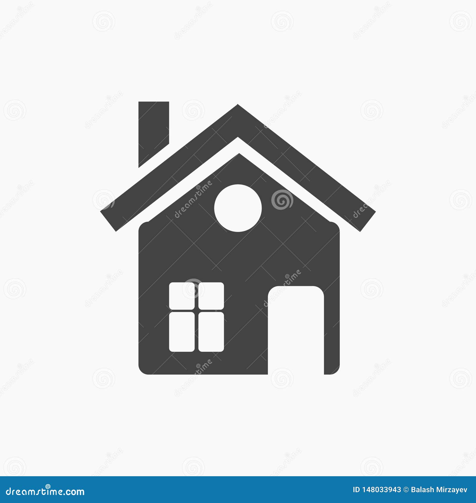 Chalet Icon. Thin Linear Chalet Outline Icon Isolated On White ...