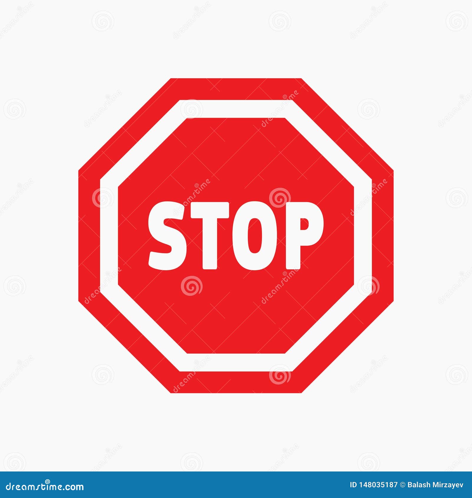 Six Sided Stop Sign Stock Photography | CartoonDealer.com #10582490