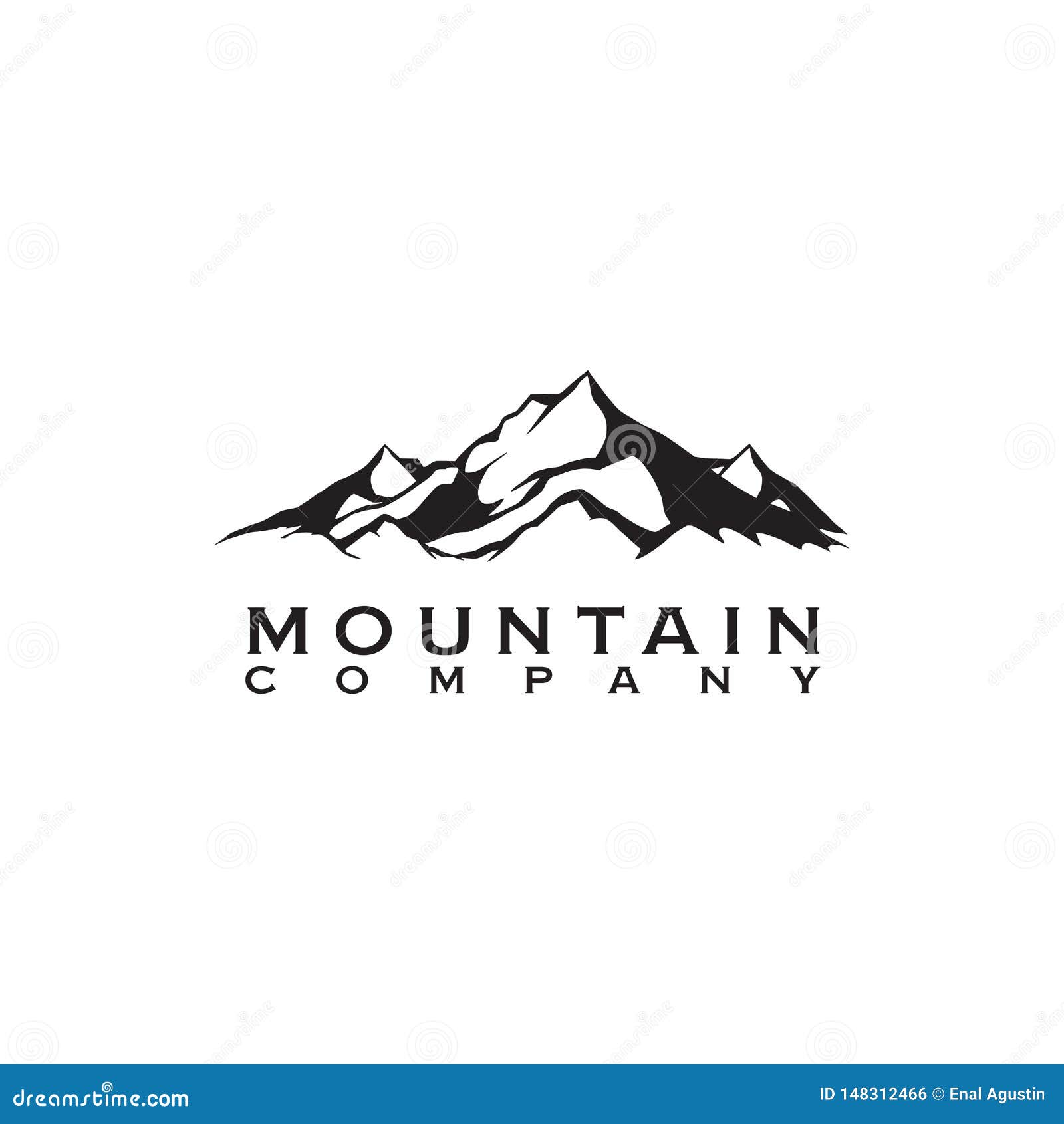 Mountain Landscape Logo Icon Design Vector Template Stock Vector ...