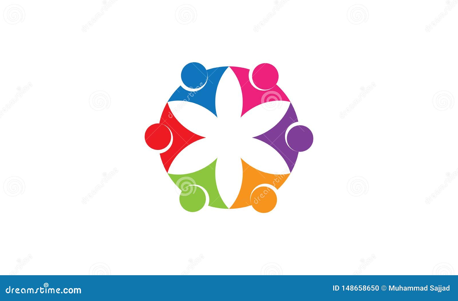 Our Team Circular Human Colorful Royalty-Free Stock Image ...