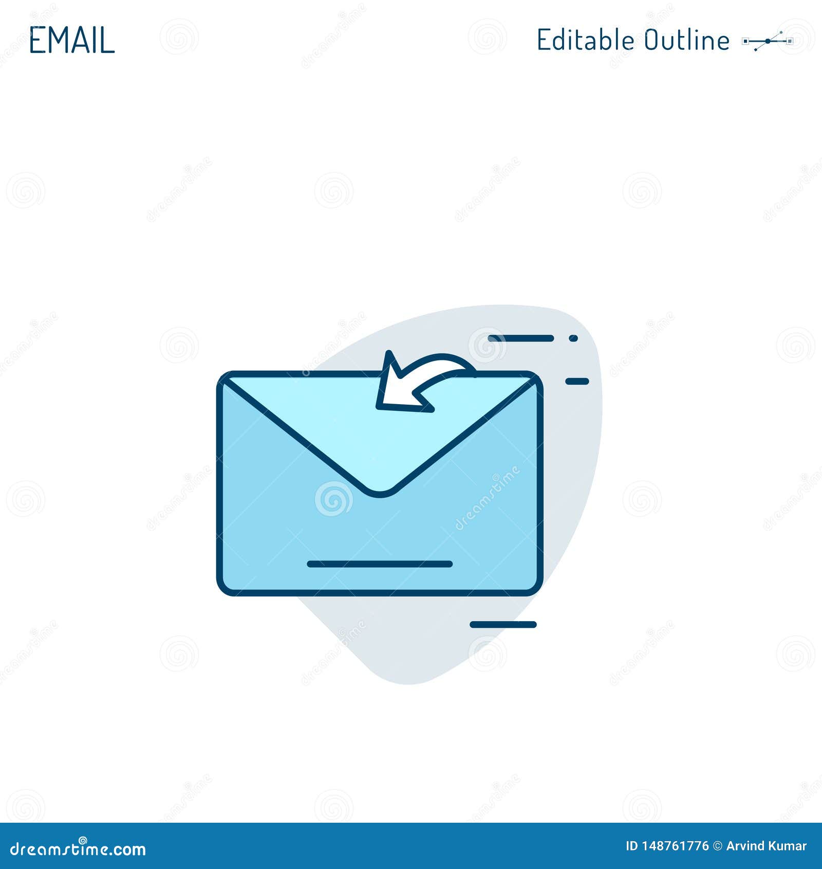 Inbox, Receive Mail Icon Vector | CartoonDealer.com #108081012