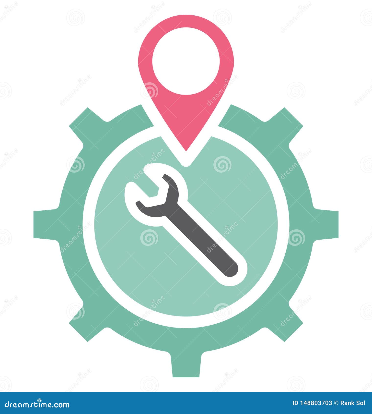 Location Pointer Isolated Vector Icon Which Can Easily Modify or Edit ...