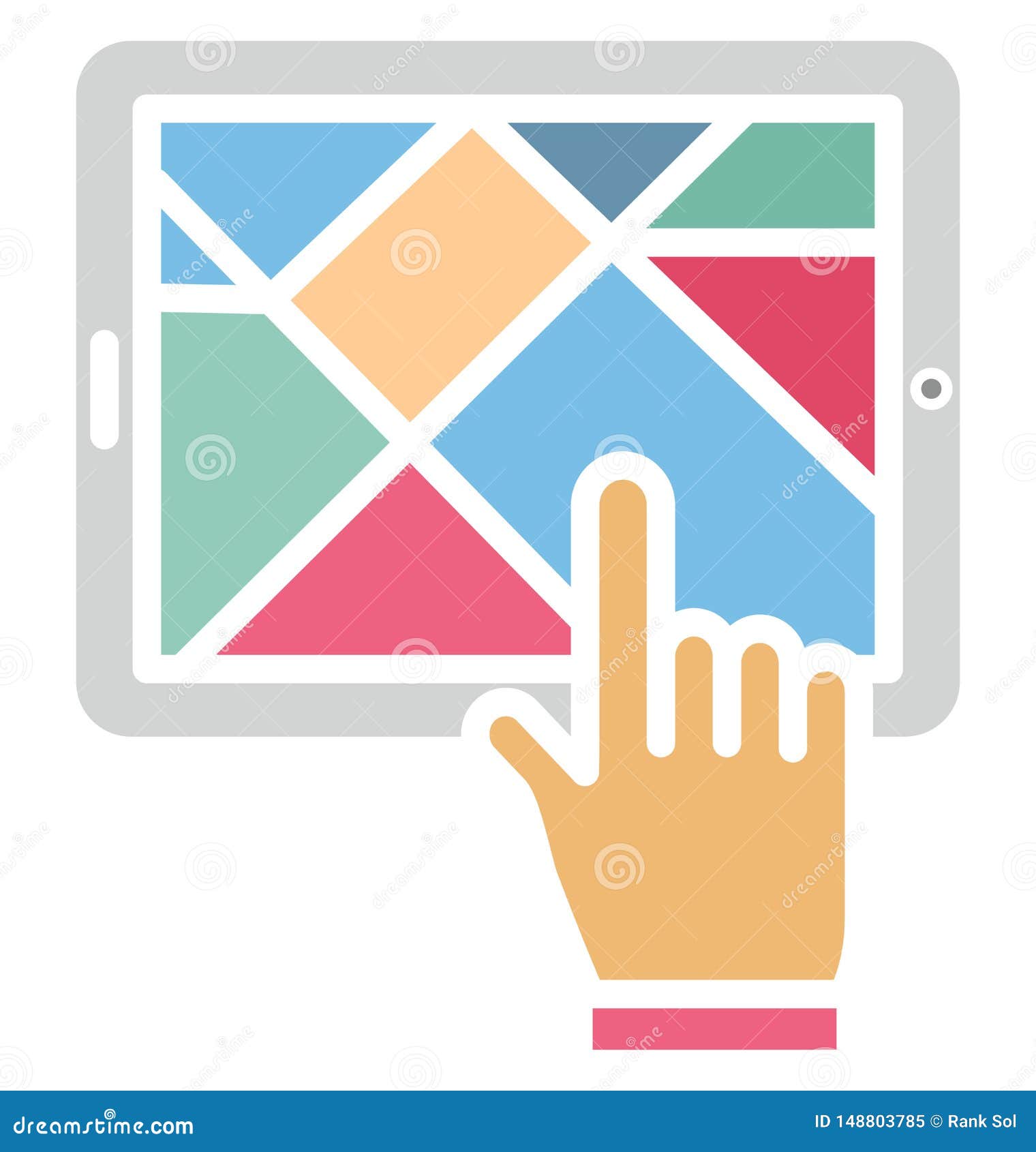 Navigation Software Isolated Vector Icon Which Can Easily Modify or ...