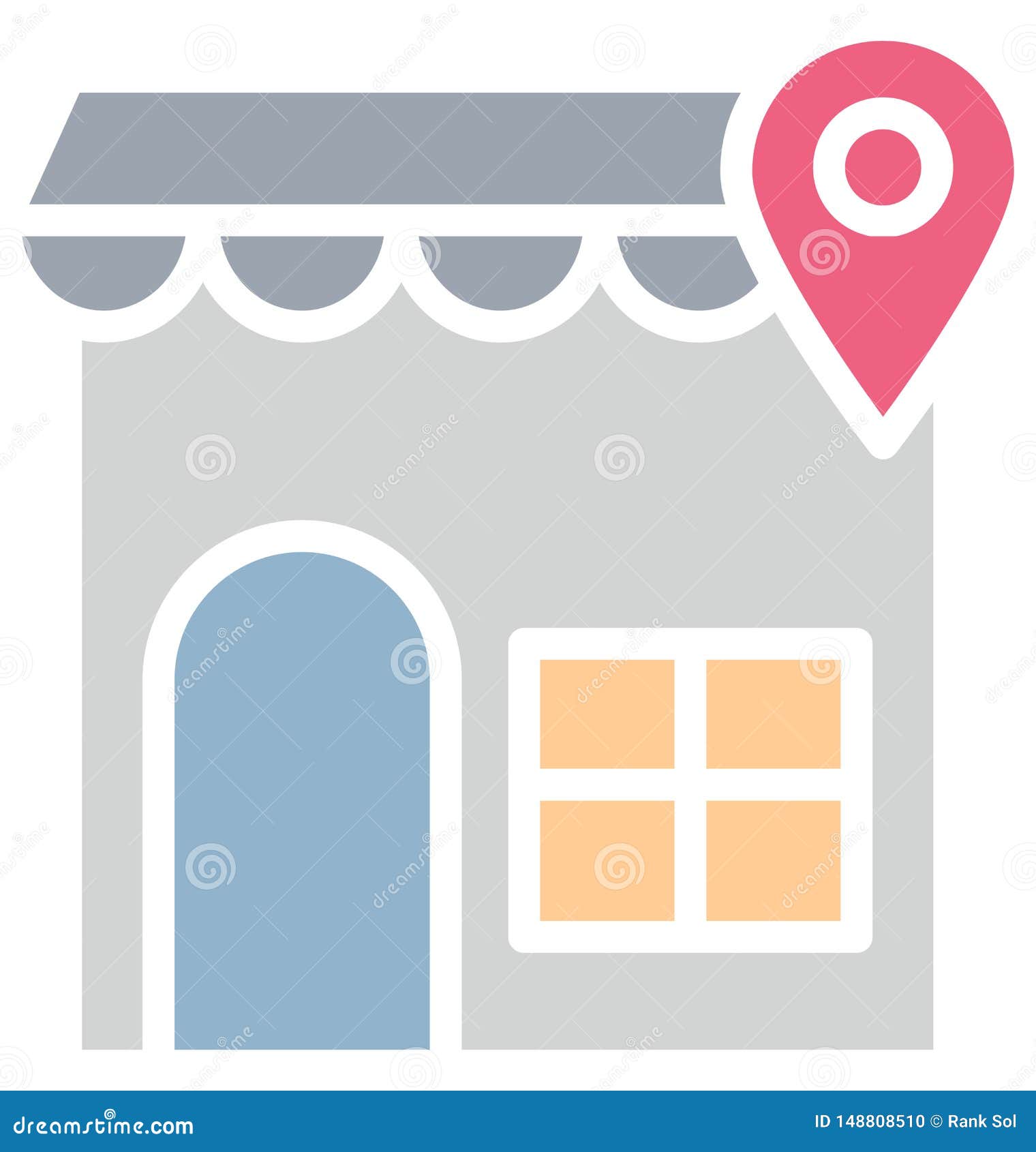 Home Address Finder Isolated Vector Icon Which Can Easily Modify or ...