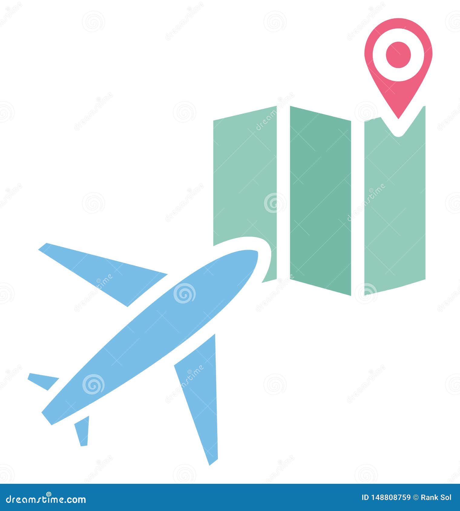 Acti Active Aircraft Tracking Isolated Vector Icon Whichve Aircraft ...