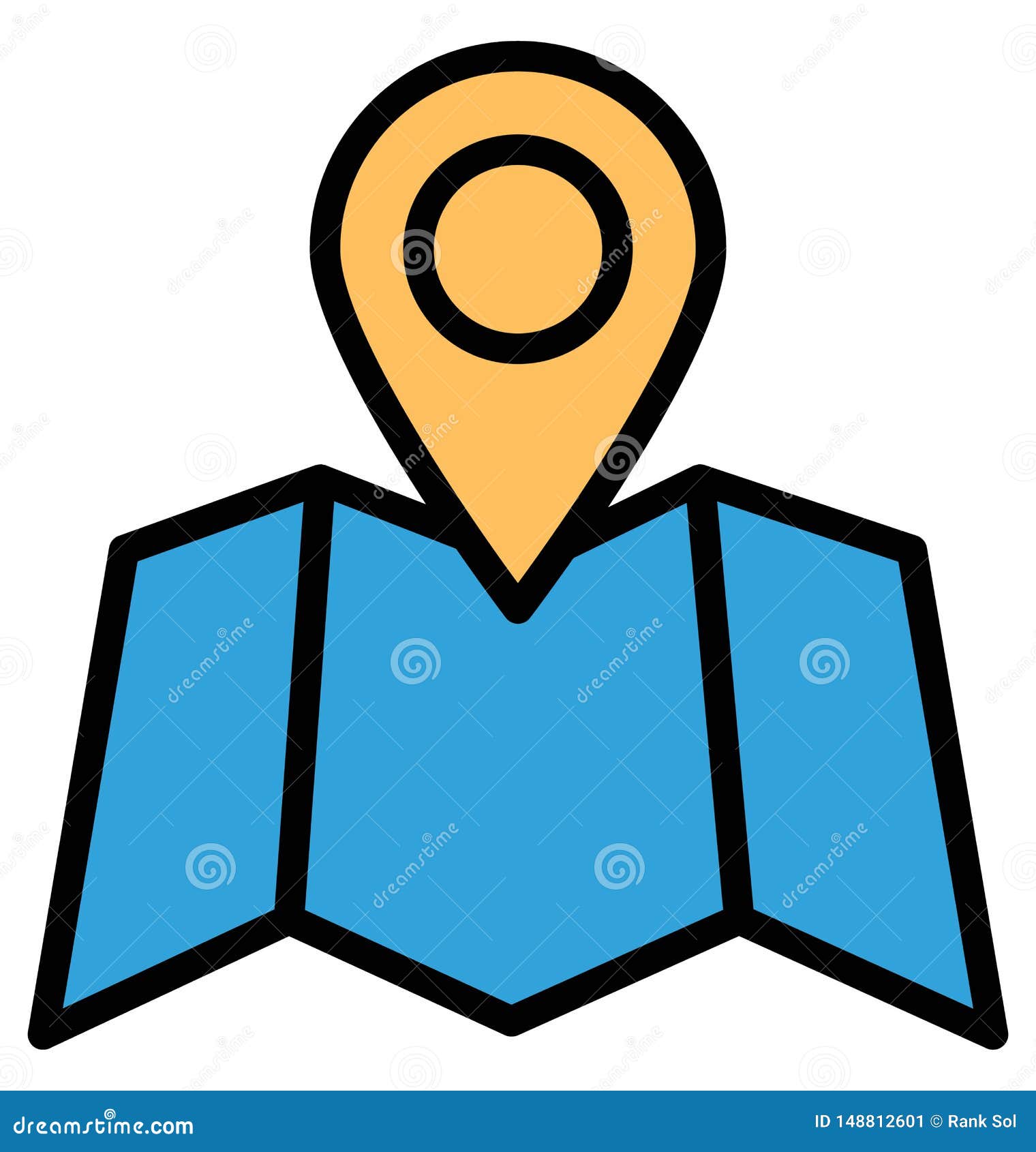 Exact Location Isolated Vector Icon Which Can Easily Modify or Edit ...