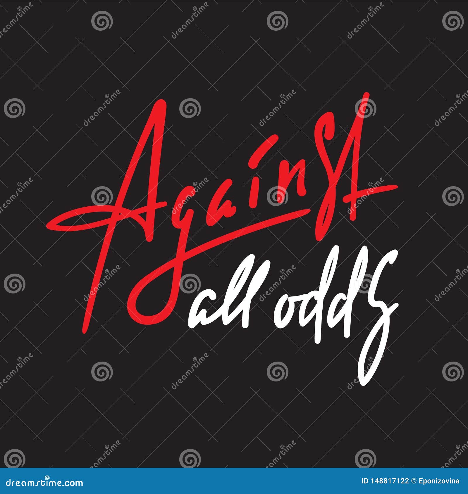 Against All Odds Stock Illustrations – 98 Against All Odds Stock ...