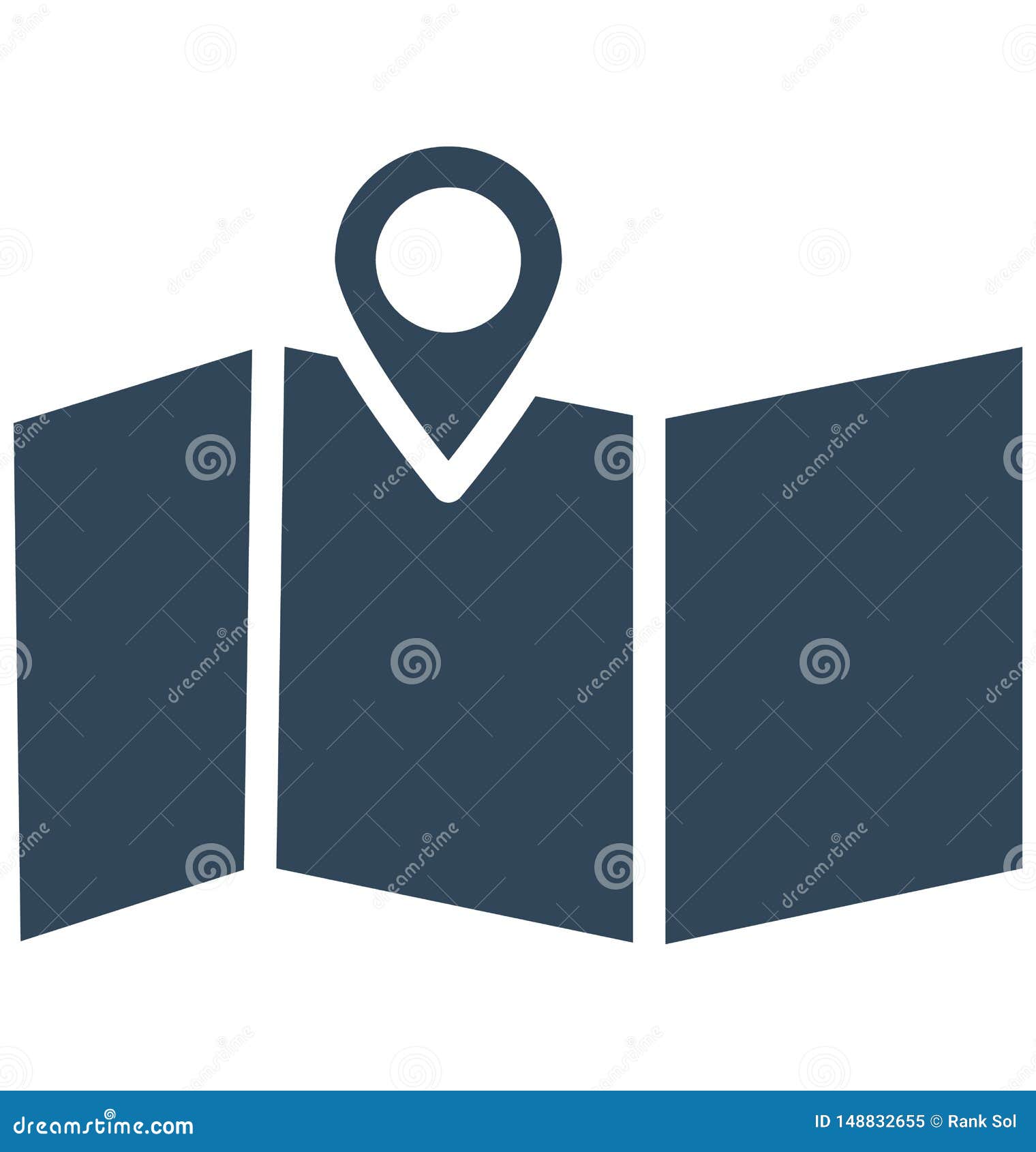 Print Exact Location Isolated Vector Icon Which Can Easily Modify or ...