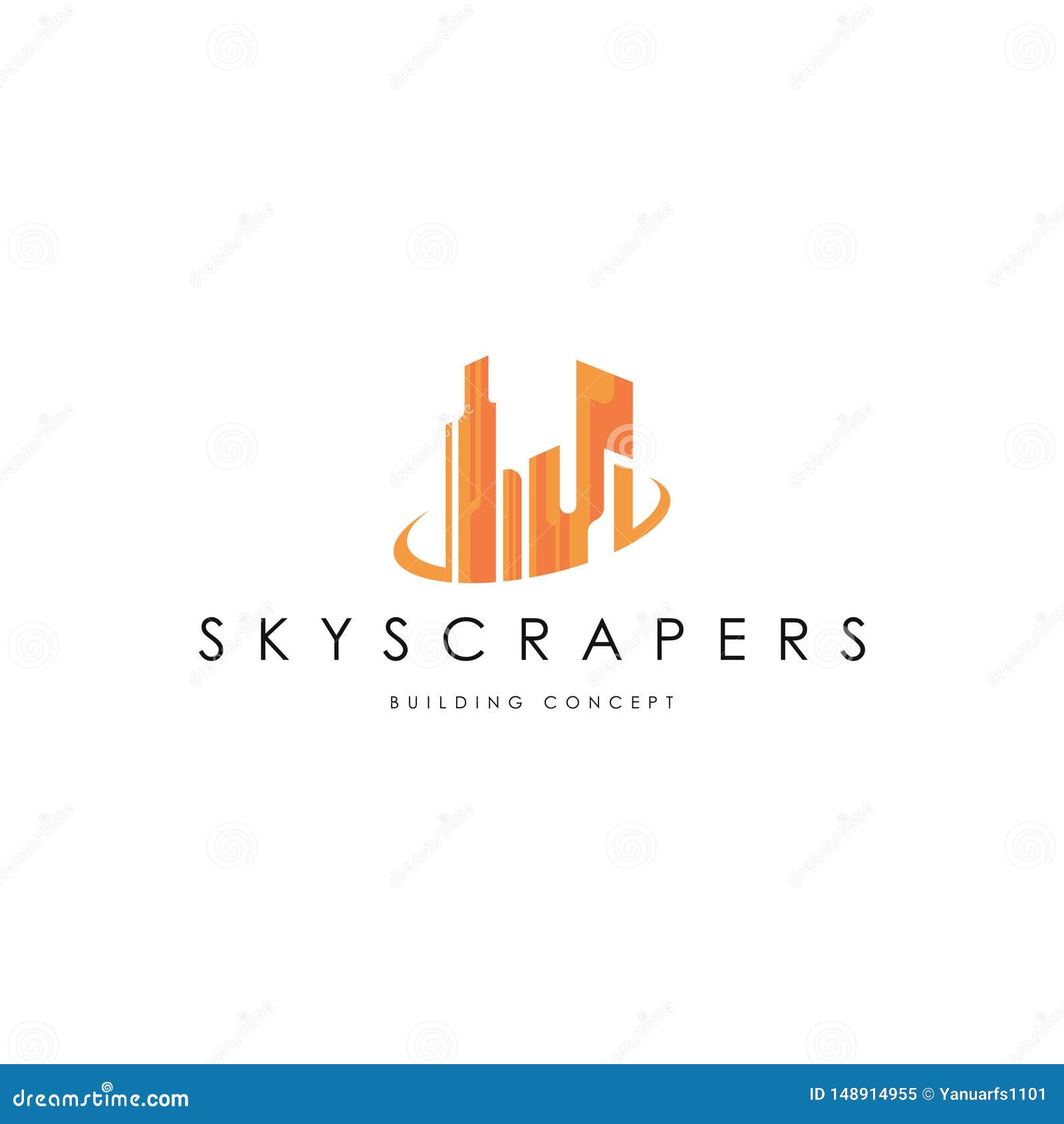 Skyscrapers Logo Template Vector. Unique Building Logo Concept Stock ...